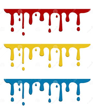 Paint color drops stock vector. Illustration of paint - 13264470