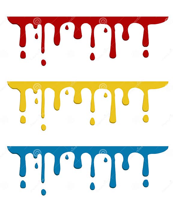 Paint color drops stock vector. Illustration of paint - 13264470