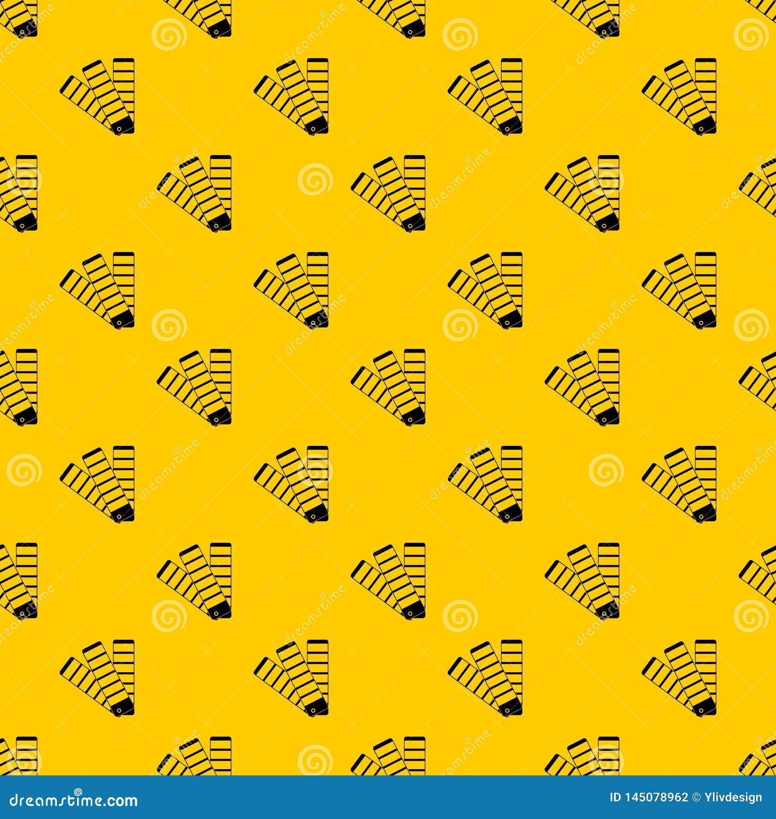 Paint Color Selection Booklet Pattern Vector Stock Vector ...