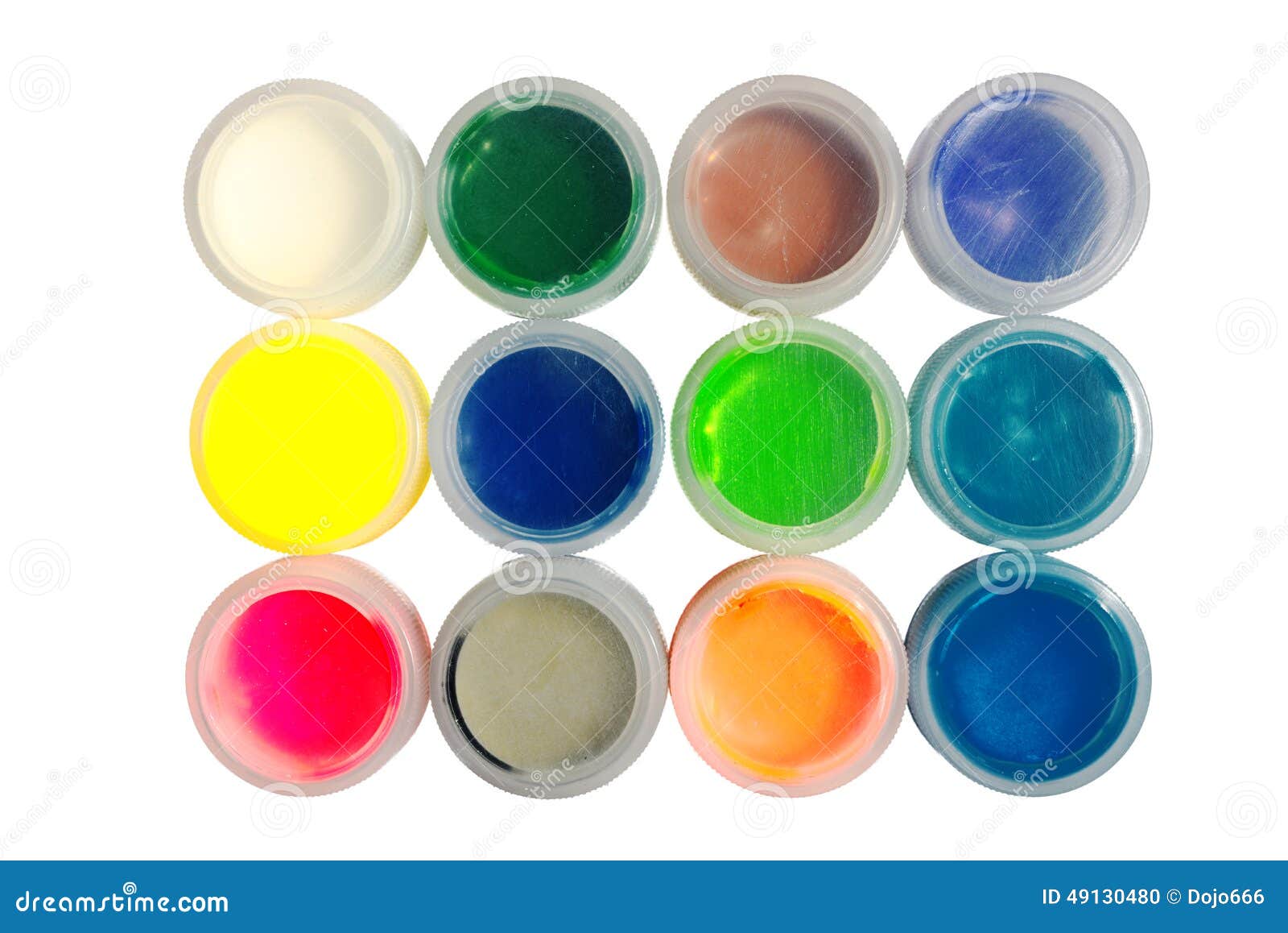 Paint Colors in Tubes Isolated Stock Photo - Image of bucket, gouache ...