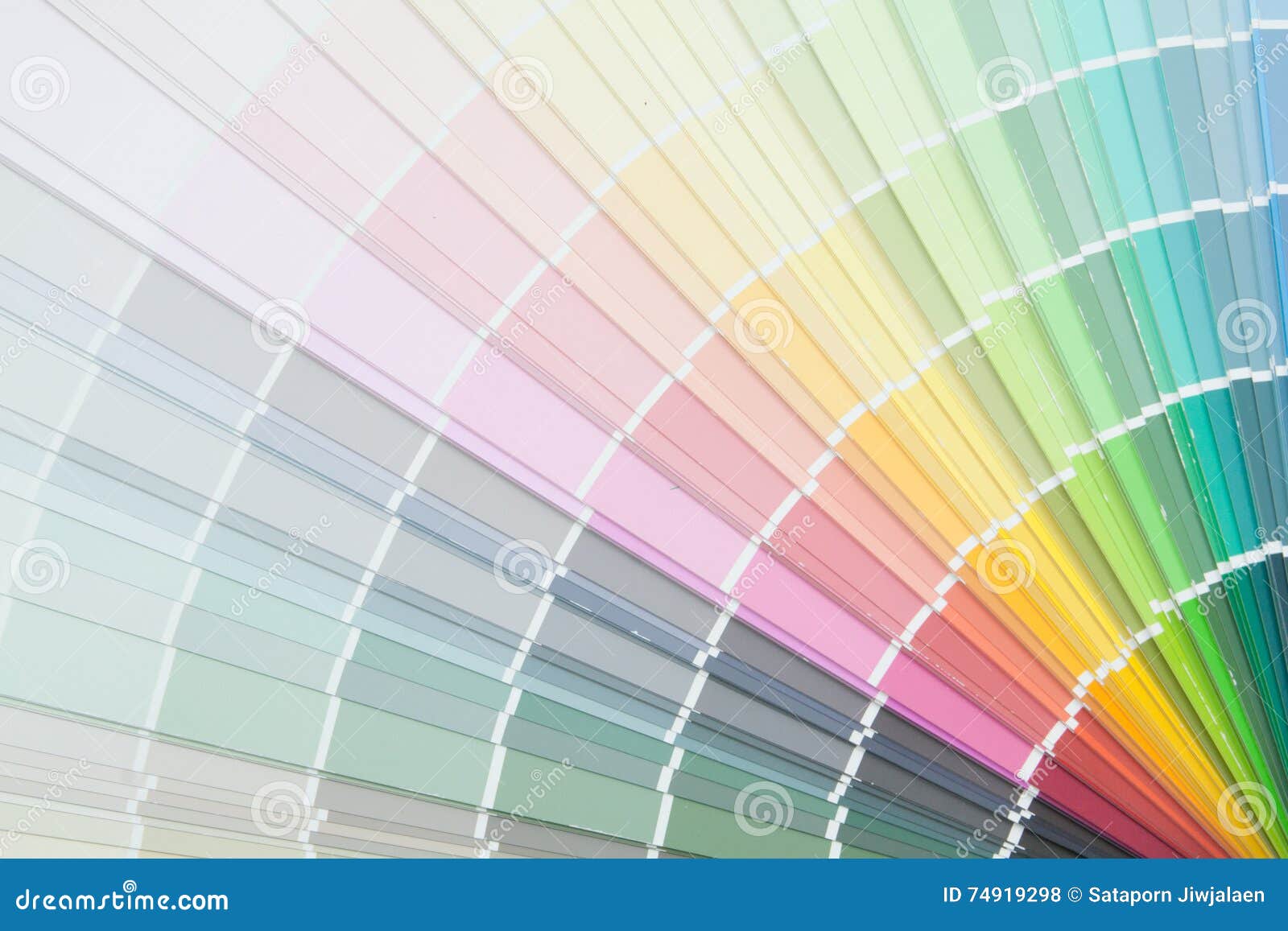 Paint colour palette stock photo. Image of guide, group - 74919298