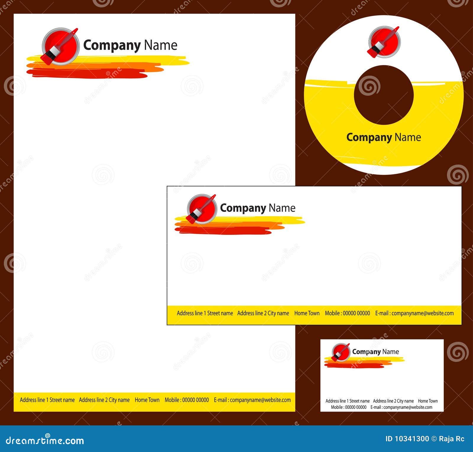 Paint company stock illustration. Illustration of line - 10341300