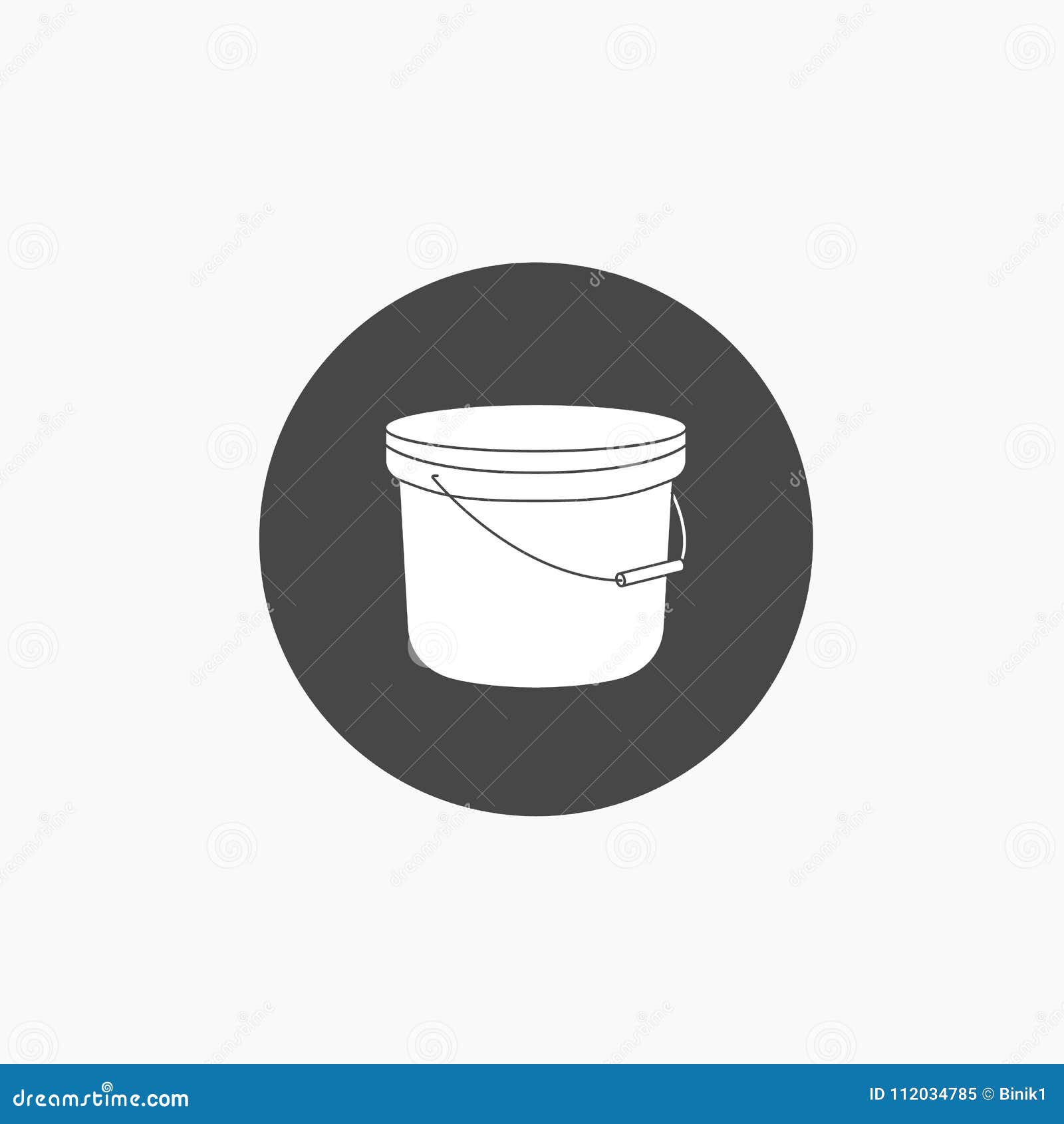 Paint Container Icon Vector Stock Vector - Illustration of package ...