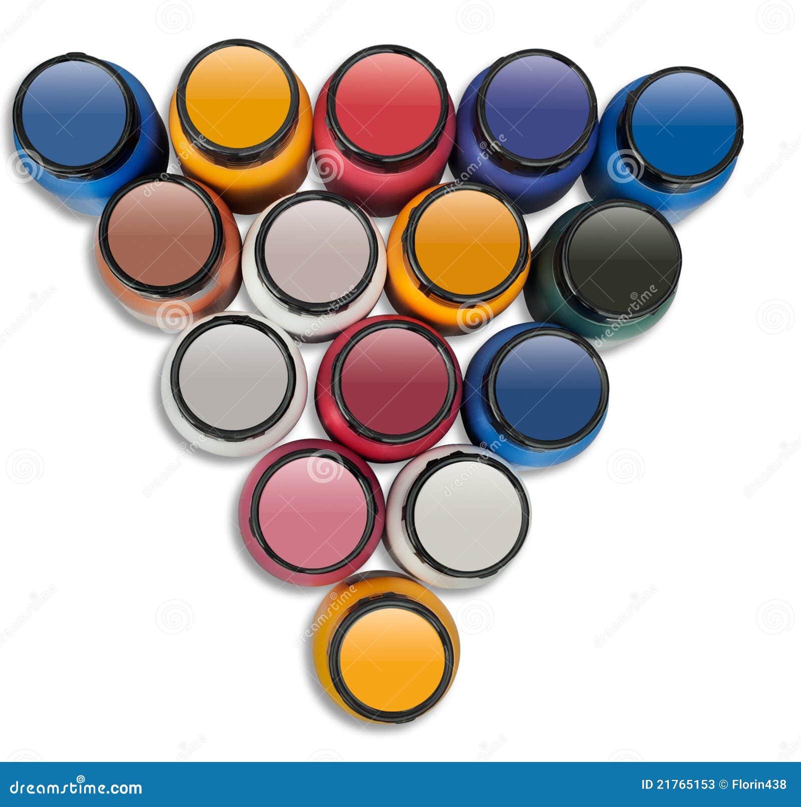 Paint containers stock image. Image of horizontal, descriptive - 21765153