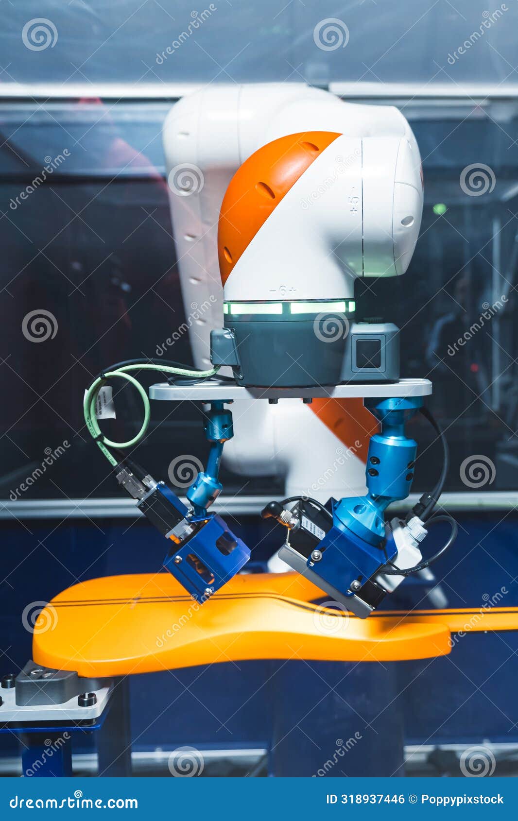 Paint Control - Using Robot Arm, Vertical Shot, Industrial Robot ...