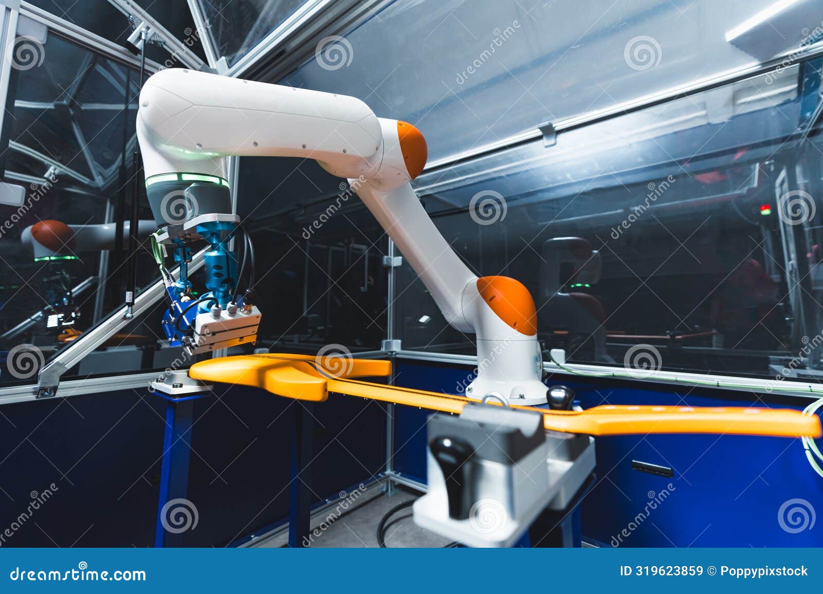 Paint Control - Using Robotic Arm, Checking the Modern Guitar, Factory ...
