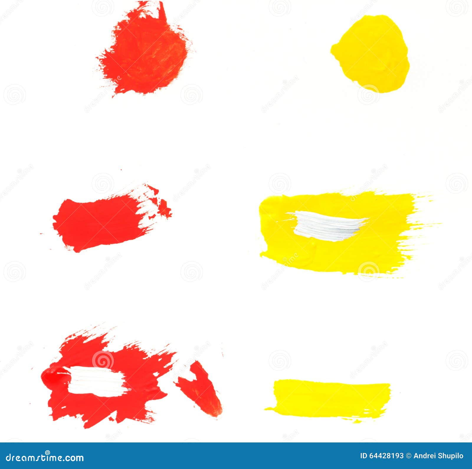 Paint dabs. stock image. Image of artistic, concept, acrylic - 64428193