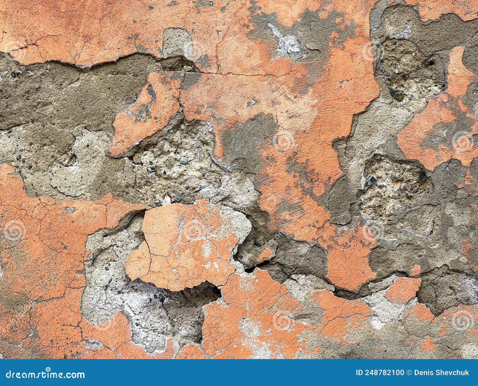 Paint Defect on the Wall of the Building Stock Photo - Image of fixing ...