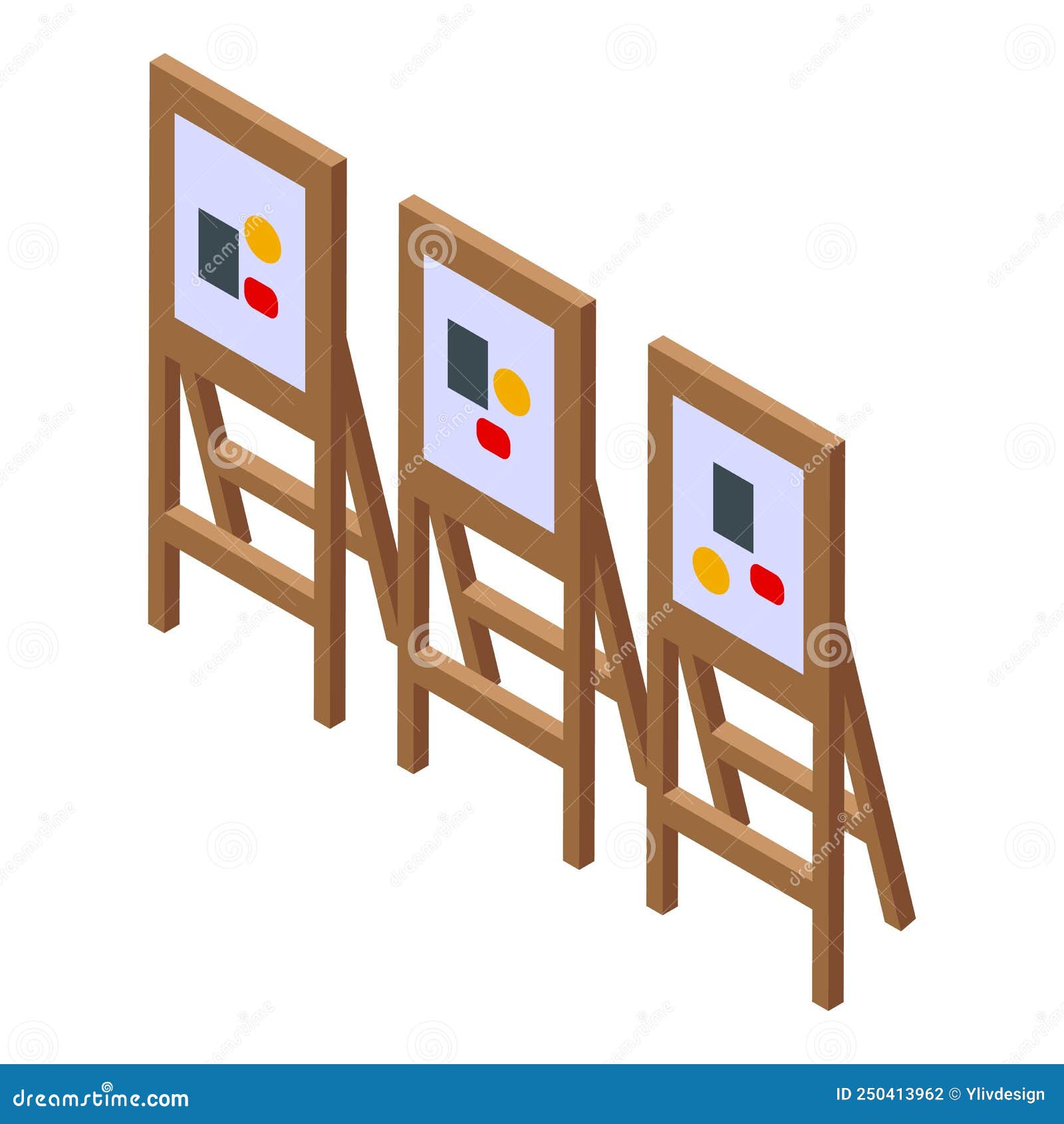 Paint Department Icon Isometric Vector. Office University Stock Vector ...