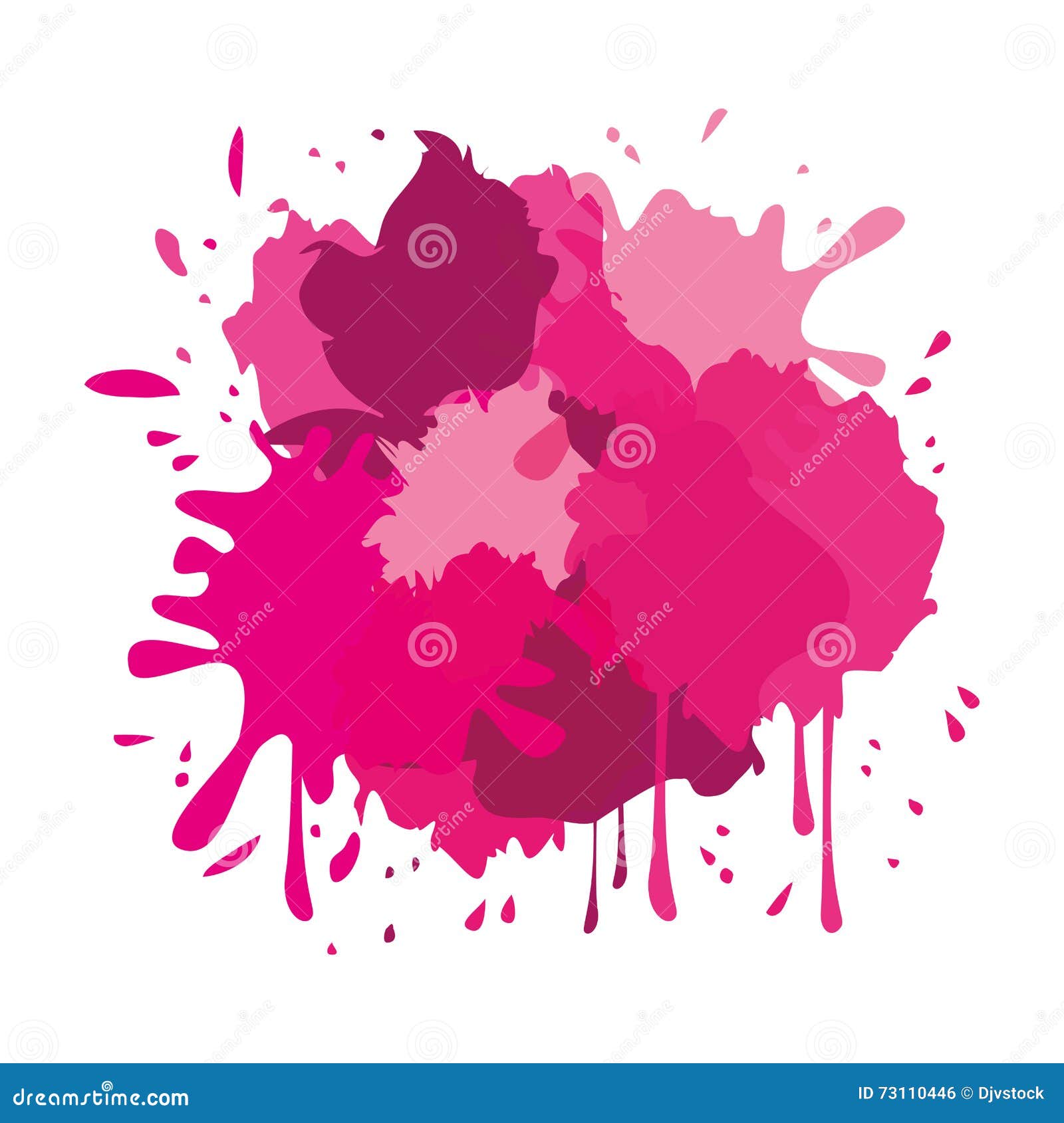 Paint Design. Splash Icon. Vector Graphic Stock Vector - Illustration ...