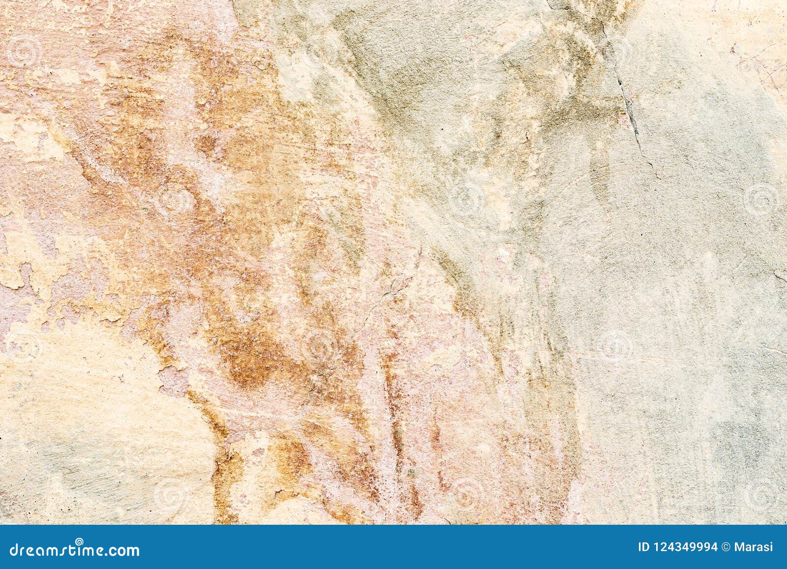 Paint Different Colors On Old Plaster Stock Photo | CartoonDealer.com ...