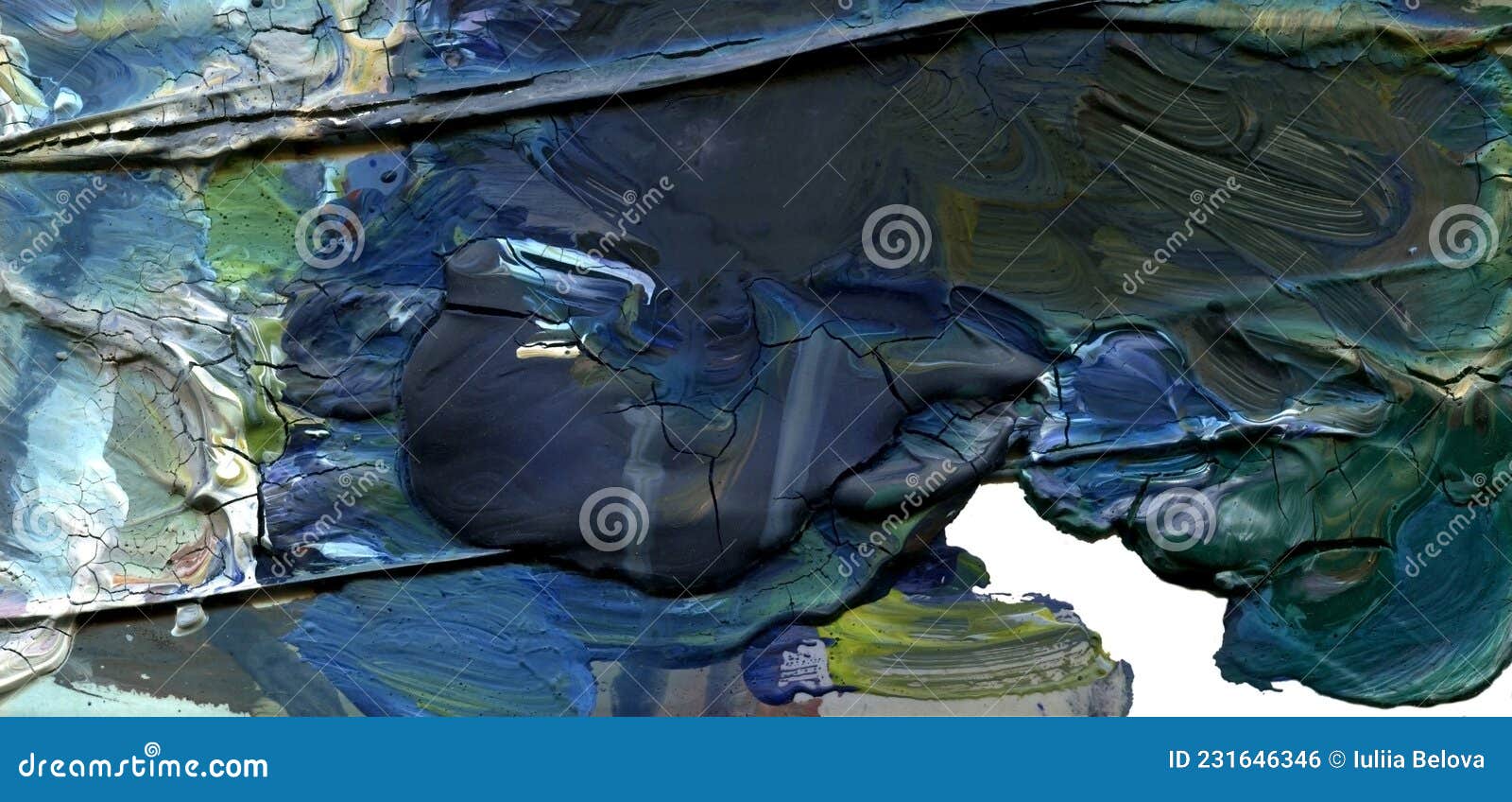 Paint Diffusion Texture, Artist`s Palette. Cosmic Clouds, Color ...