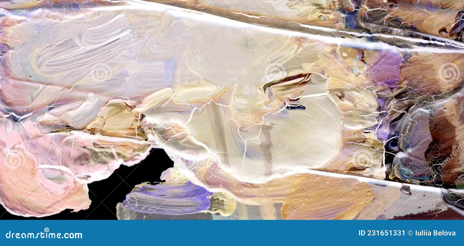 Paint Diffusion Texture, Artist`s Palette. Cosmic Clouds, Color ...