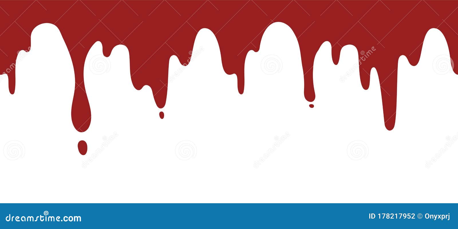 Paint Dripping Background. Isolated Current Red Ink Or Blood Vector ...