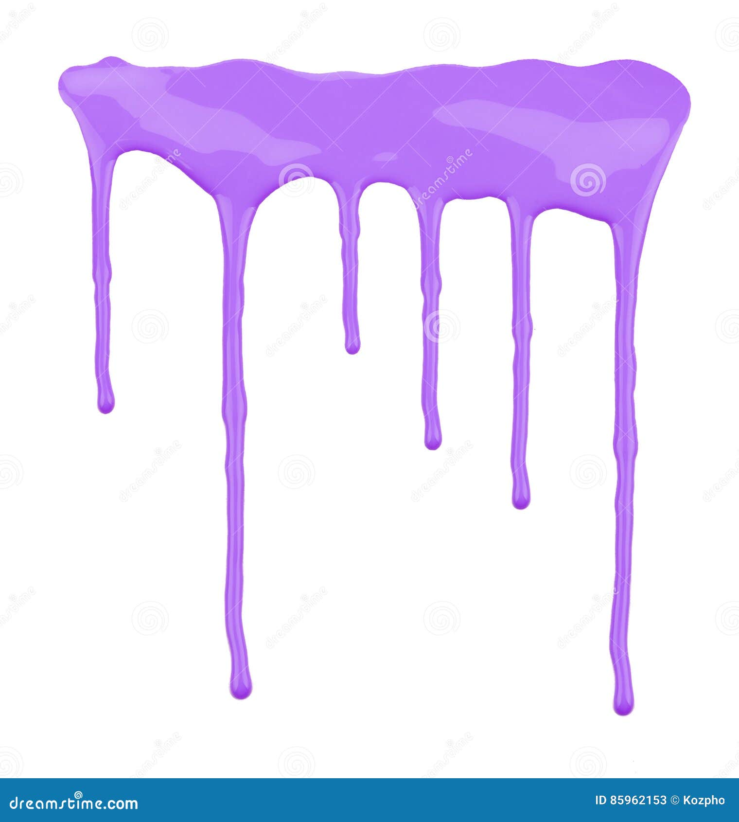 Paint Dripping Isolated on White Stock Illustration - Illustration of ...