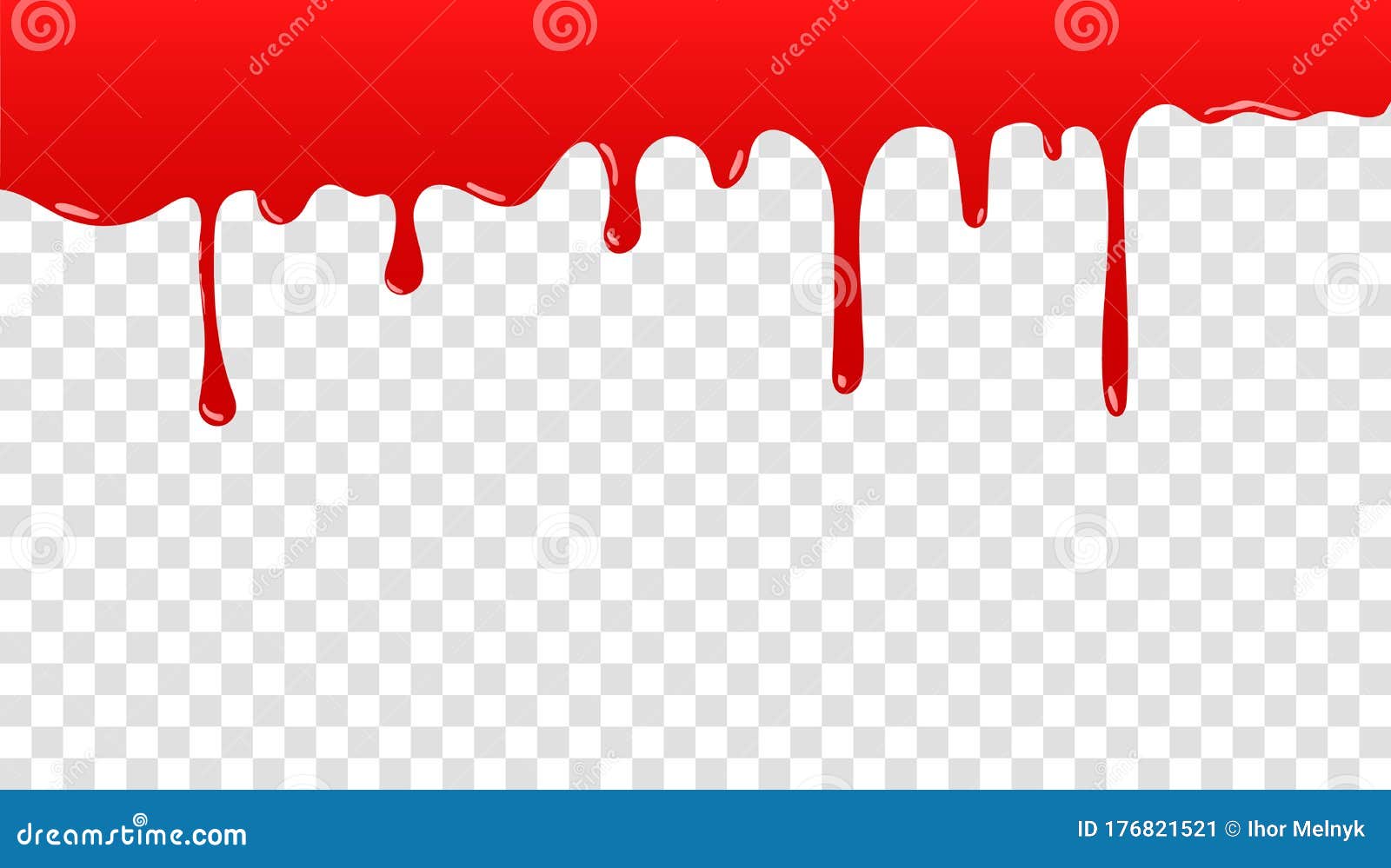 Paint is Dripping. Dripping Liquid Stock Vector - Illustration of ...