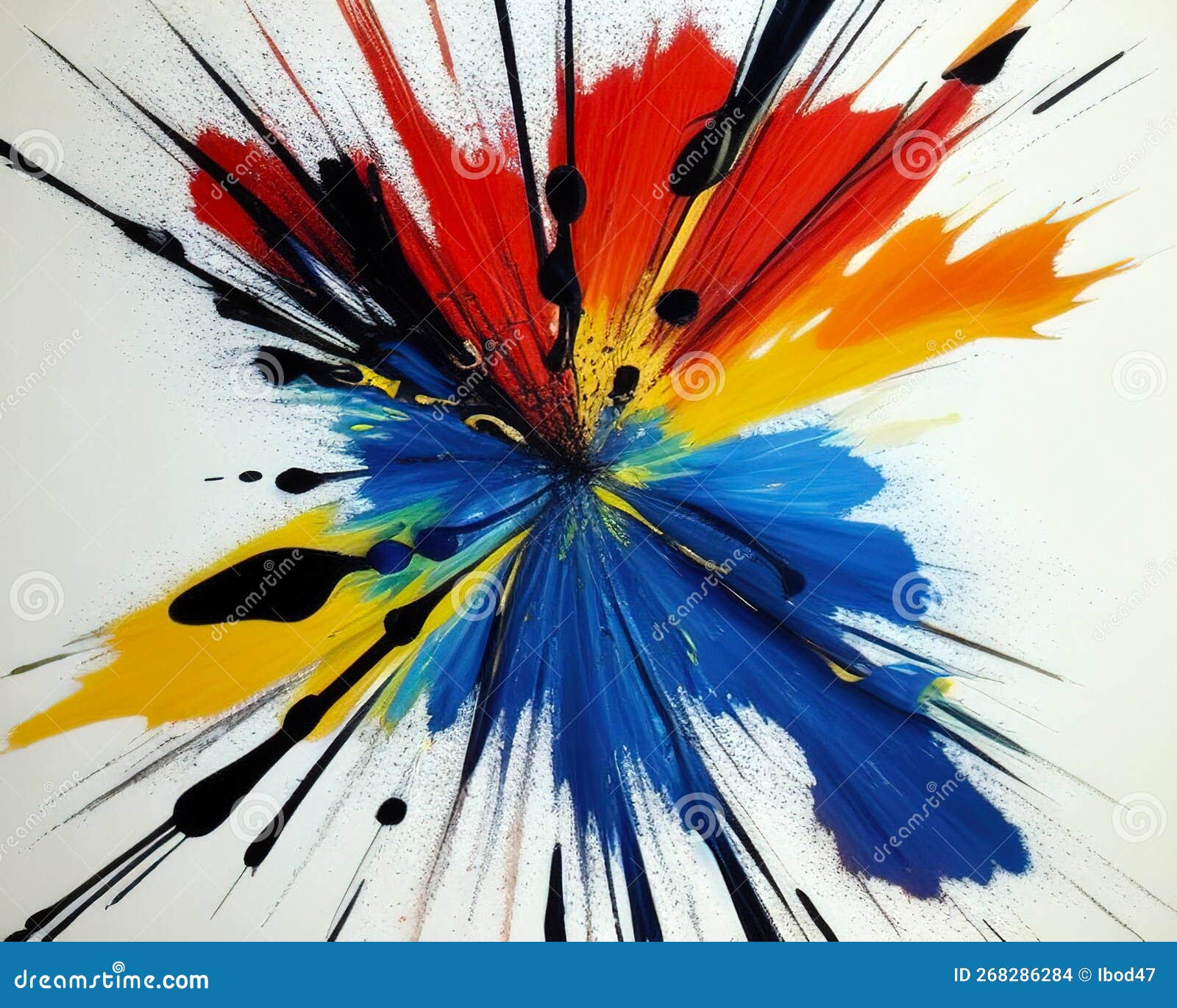 Ink Splat Pattern Vector Illustration | CartoonDealer.com #2547442