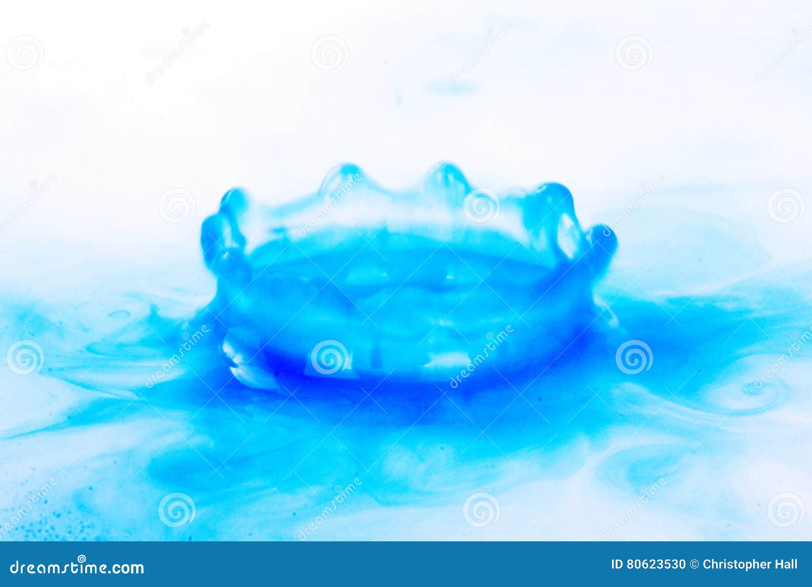 Paint Drop Splashing on Black a Background Stock Photo - Image of ...