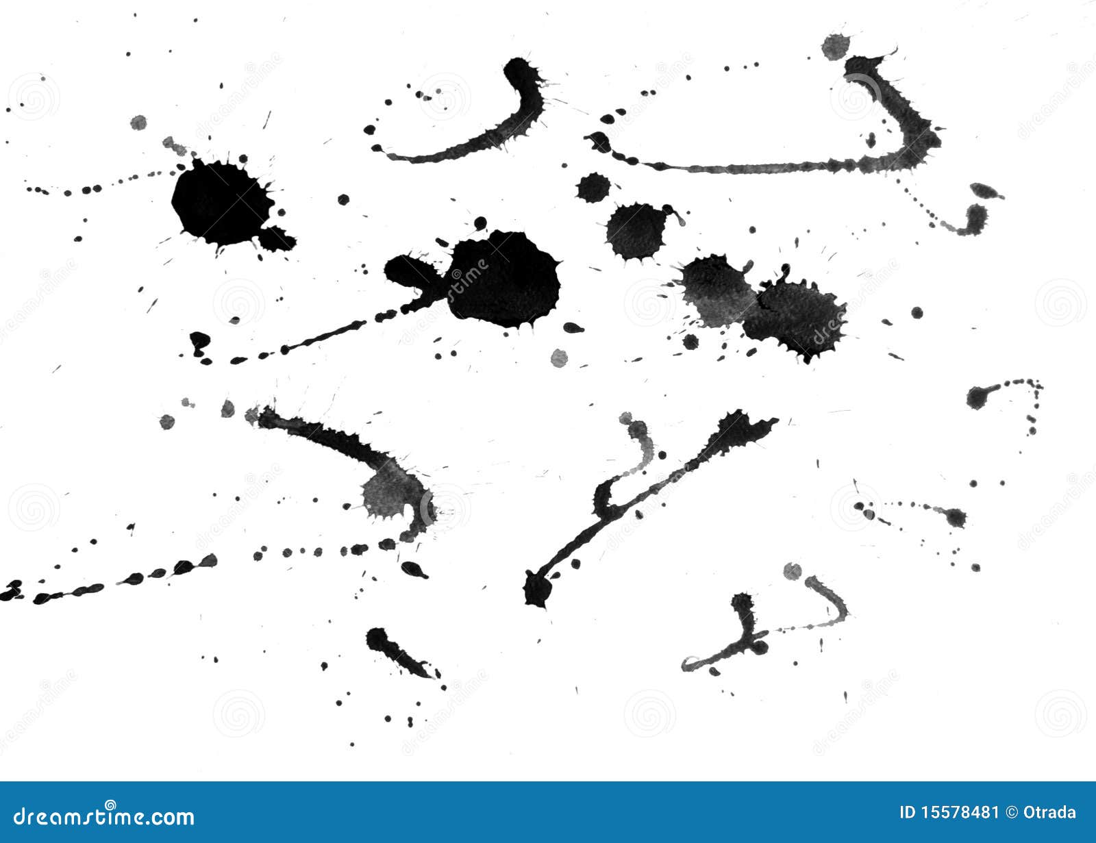 Paint drops stock illustration. Illustration of shape - 15578481
