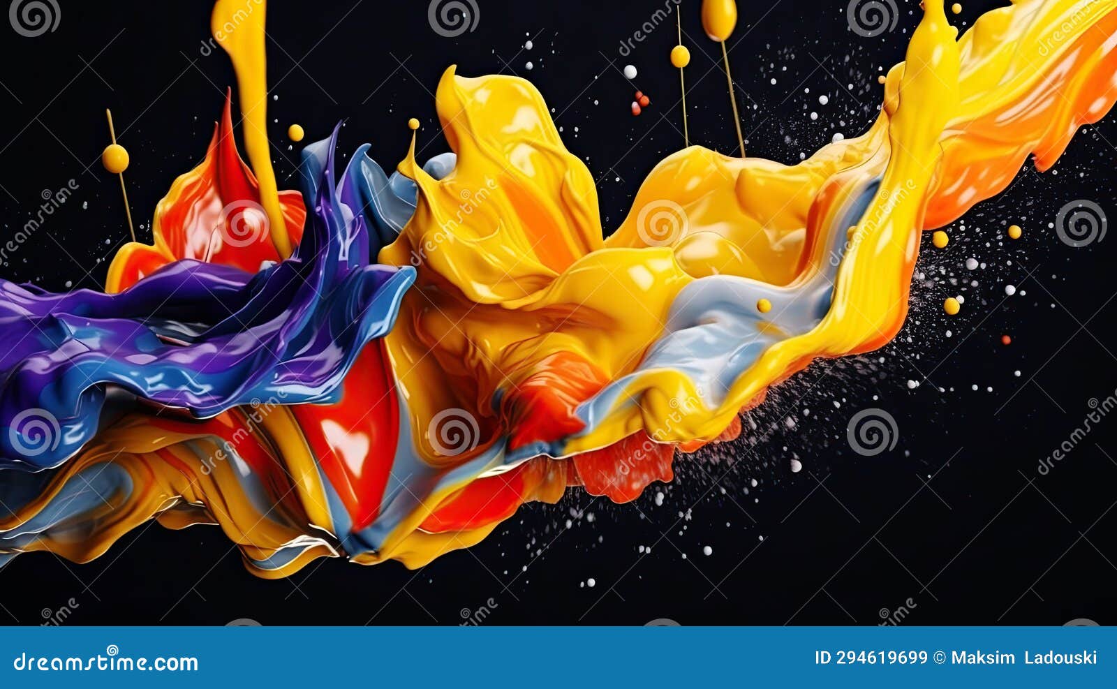 Splotch In Black Vector Illustration | CartoonDealer.com #37662848