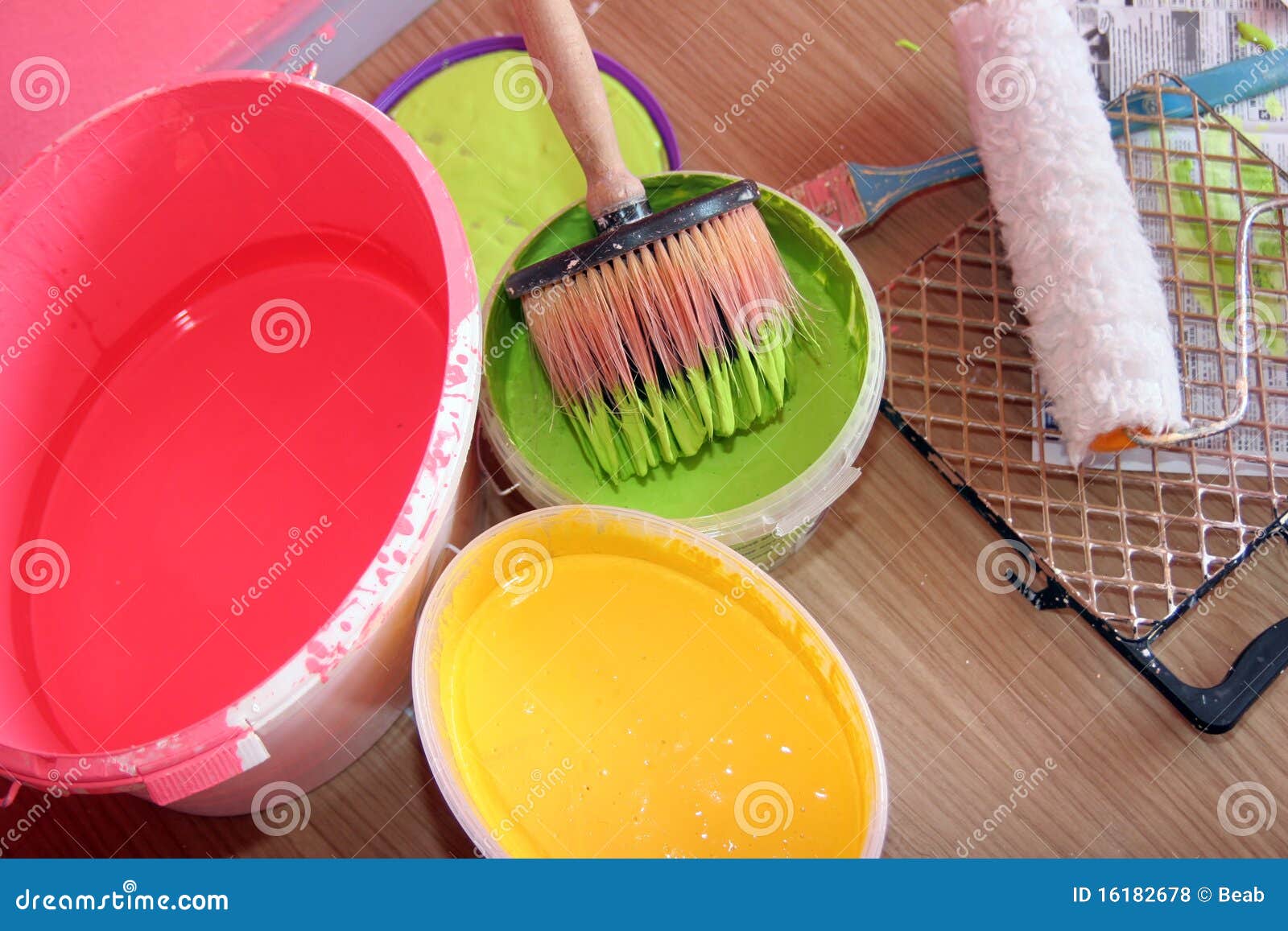 Paint equipment stock photo. Image of project, colorful - 16182678
