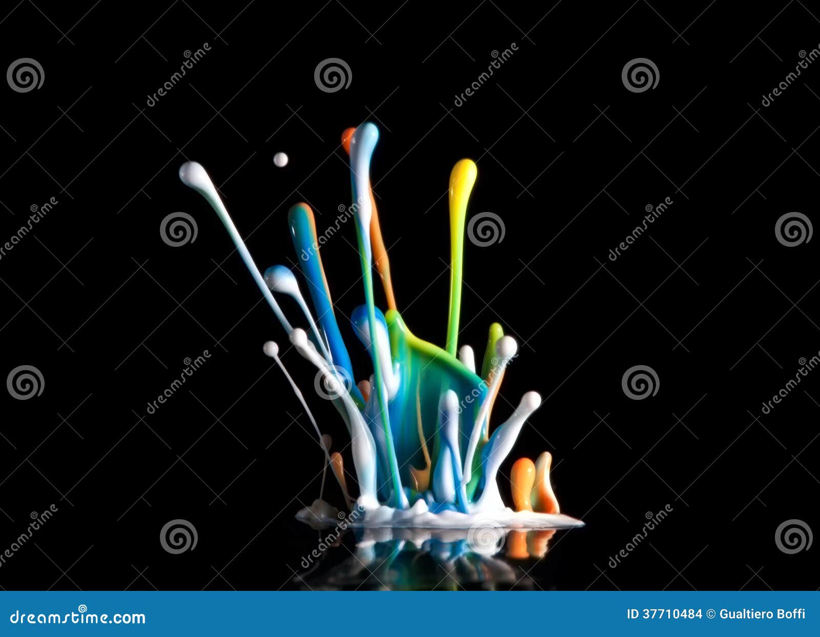 Paint explosion stock photo. Image of splash, color, shape - 37710484