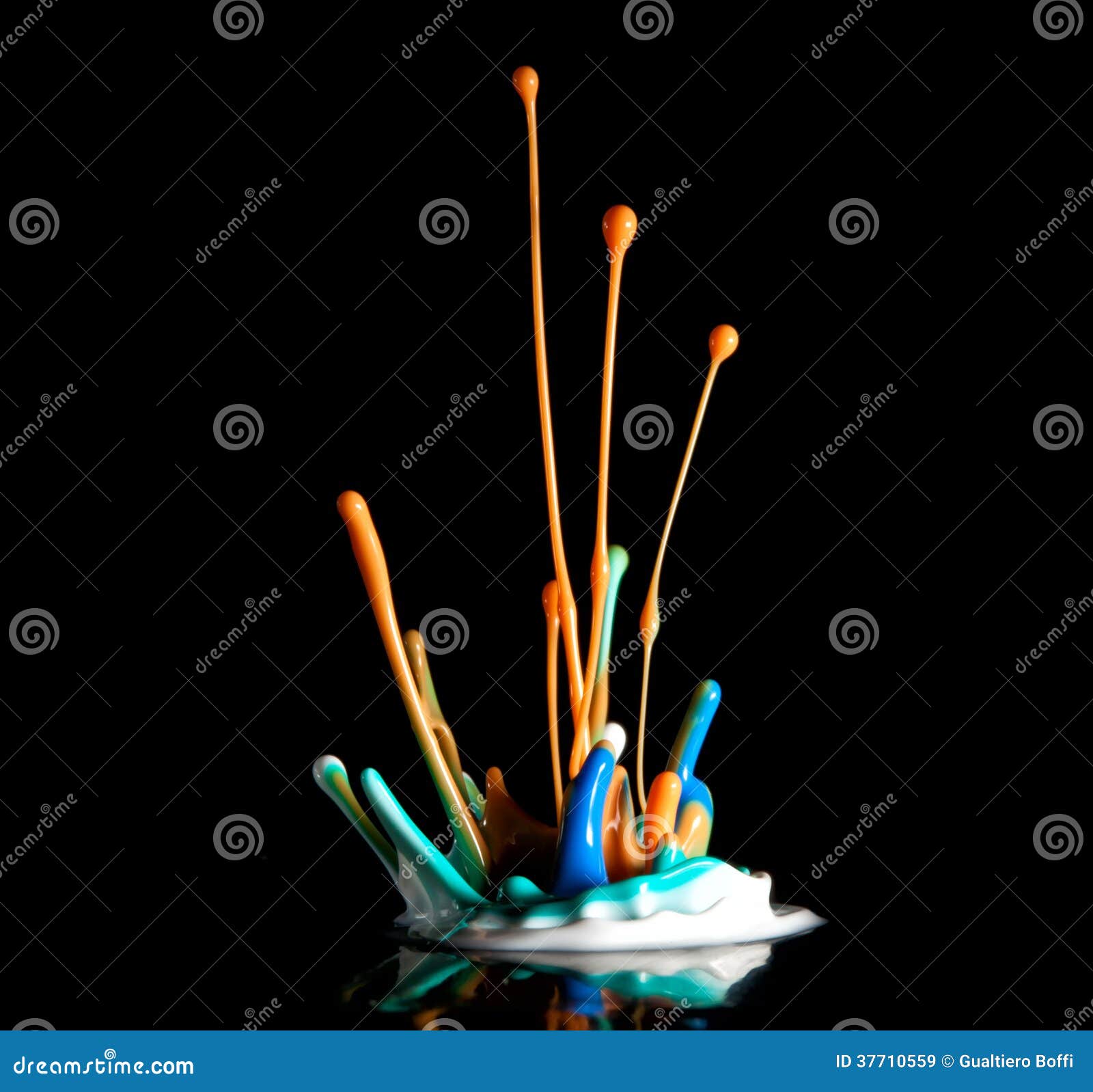 Paint explosion stock image. Image of drop, shape, sculpture - 37710559