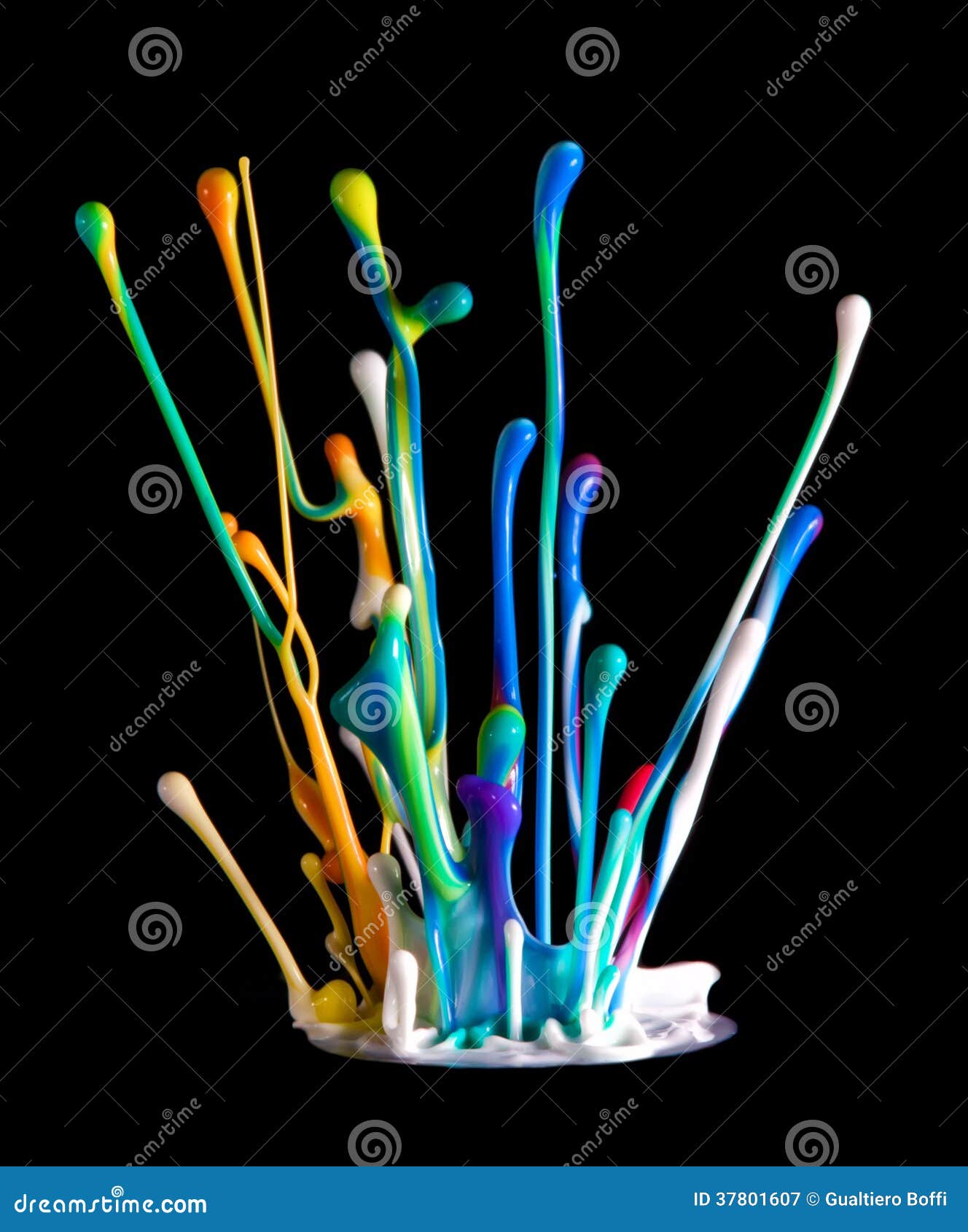 Paint explosion stock image. Image of macro, paint, closeup - 37801607