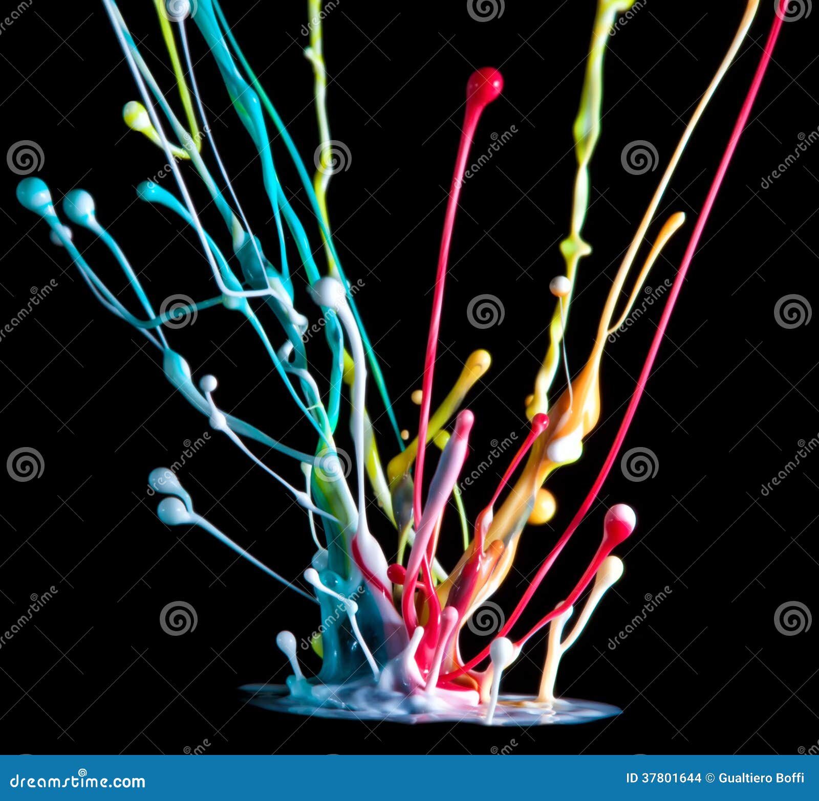 Paint explosion stock photo. Image of sculpture, color - 37801644