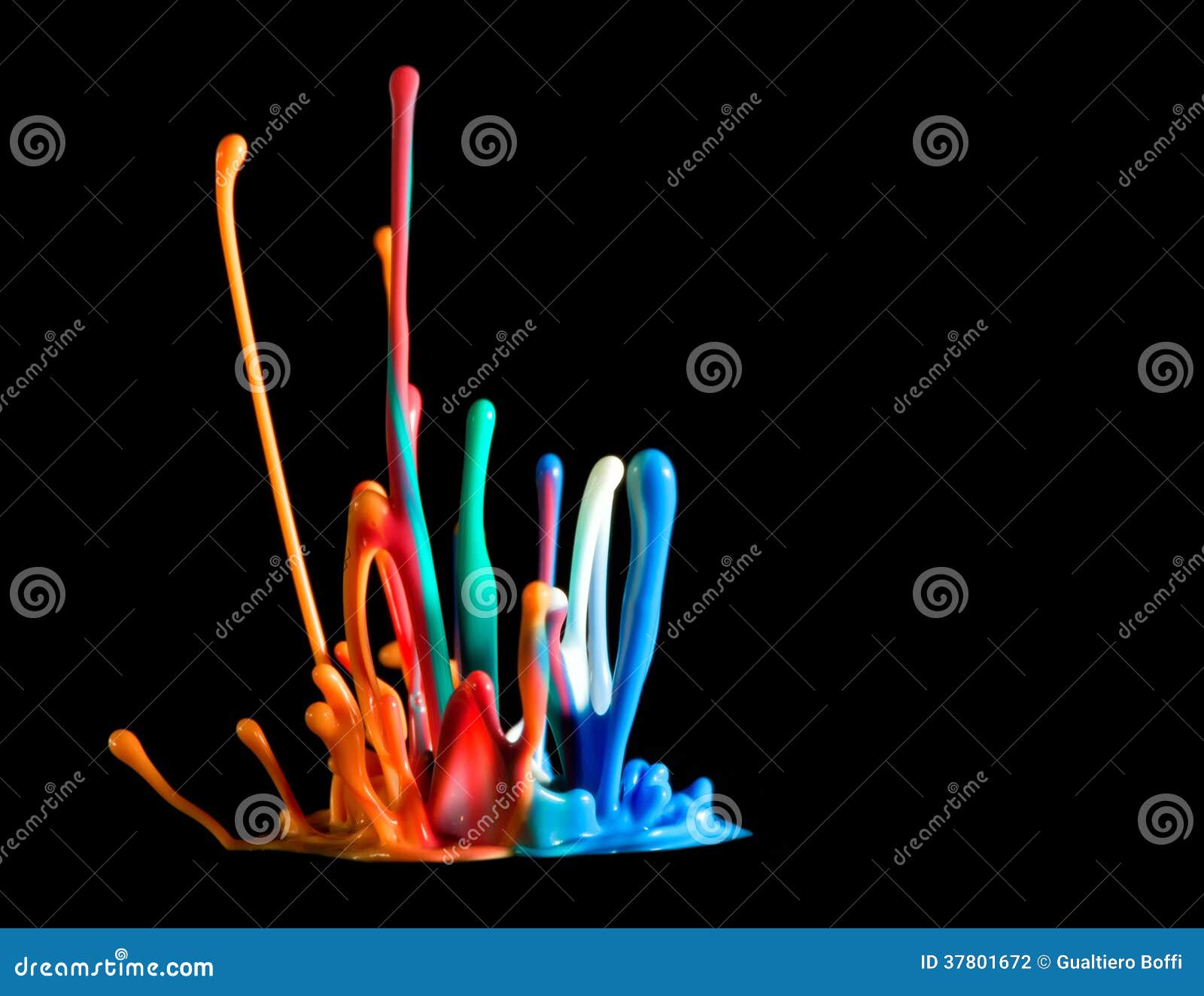 Paint explosion stock photo. Image of macro, sculpture - 37801672