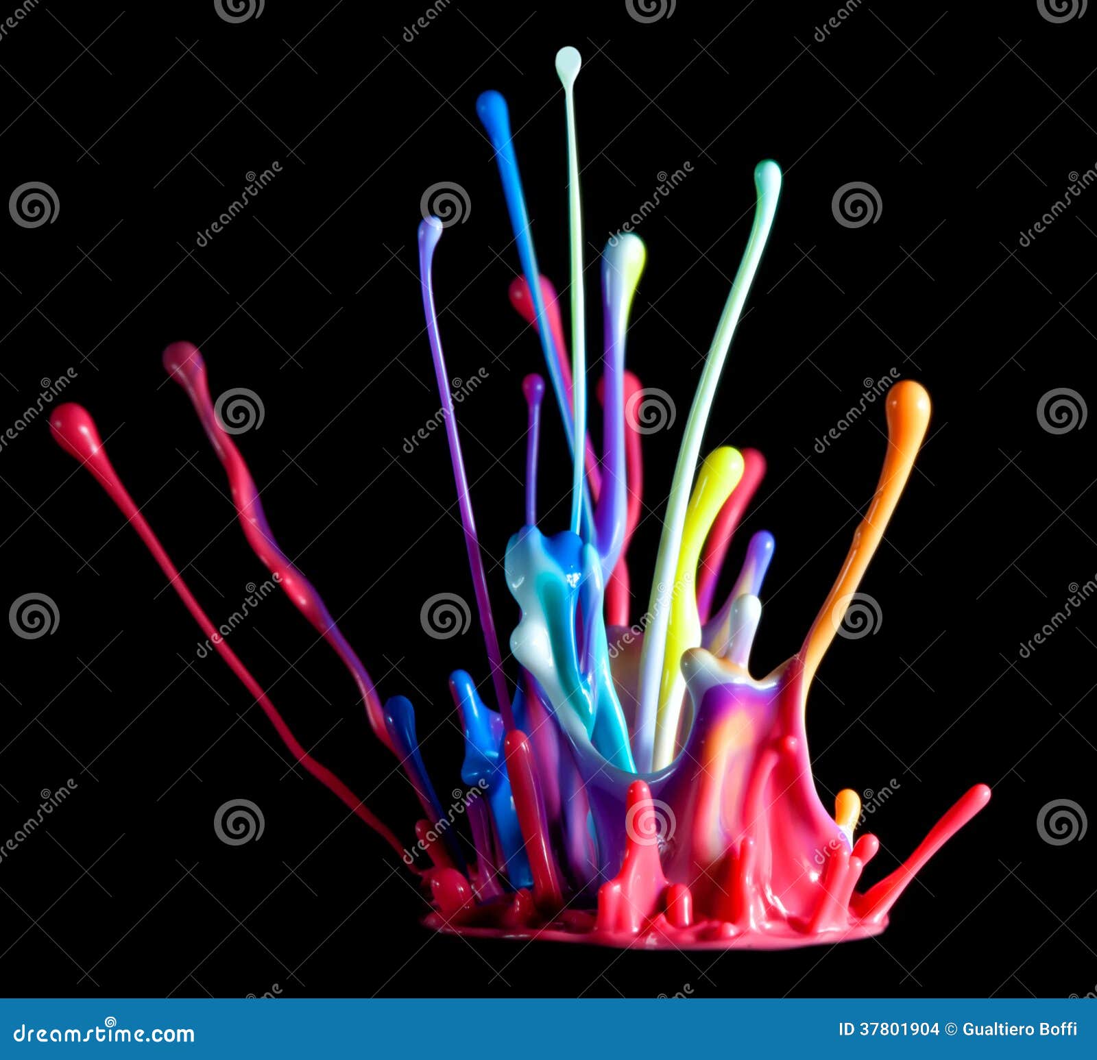 Paint explosion stock photo. Image of explosion, black - 37801904