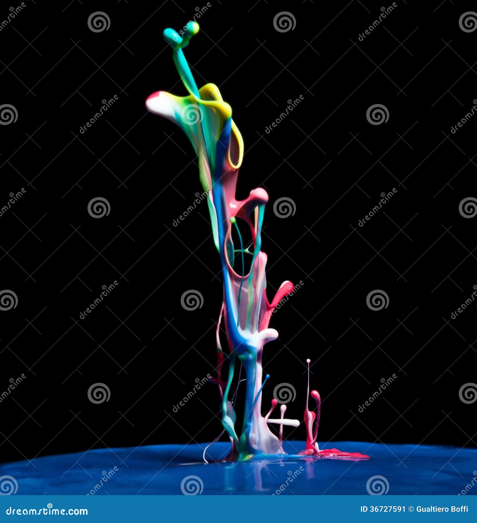 Paint explosion stock image. Image of paint, explosion - 36727591