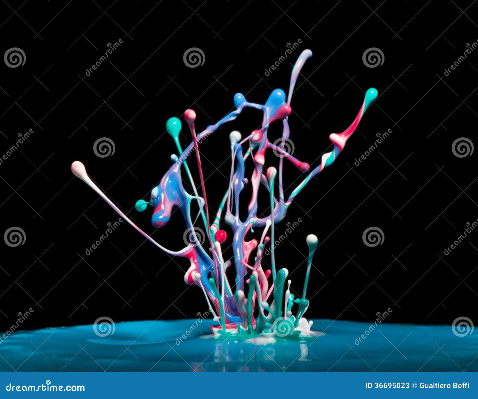 Paint explosion stock image. Image of sculpture, macro - 36695023