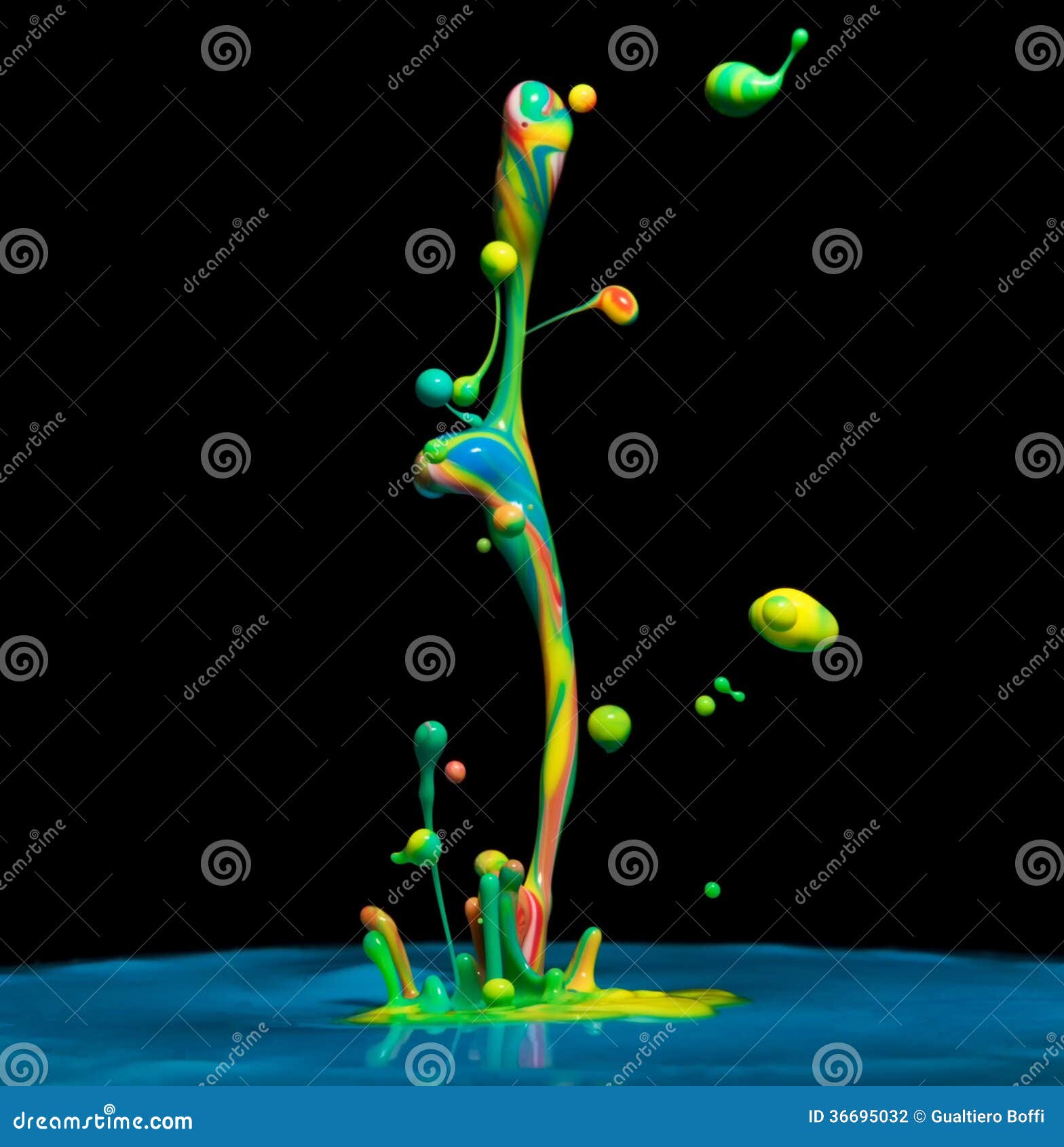 Paint explosion stock photo. Image of black, closeup - 36695032