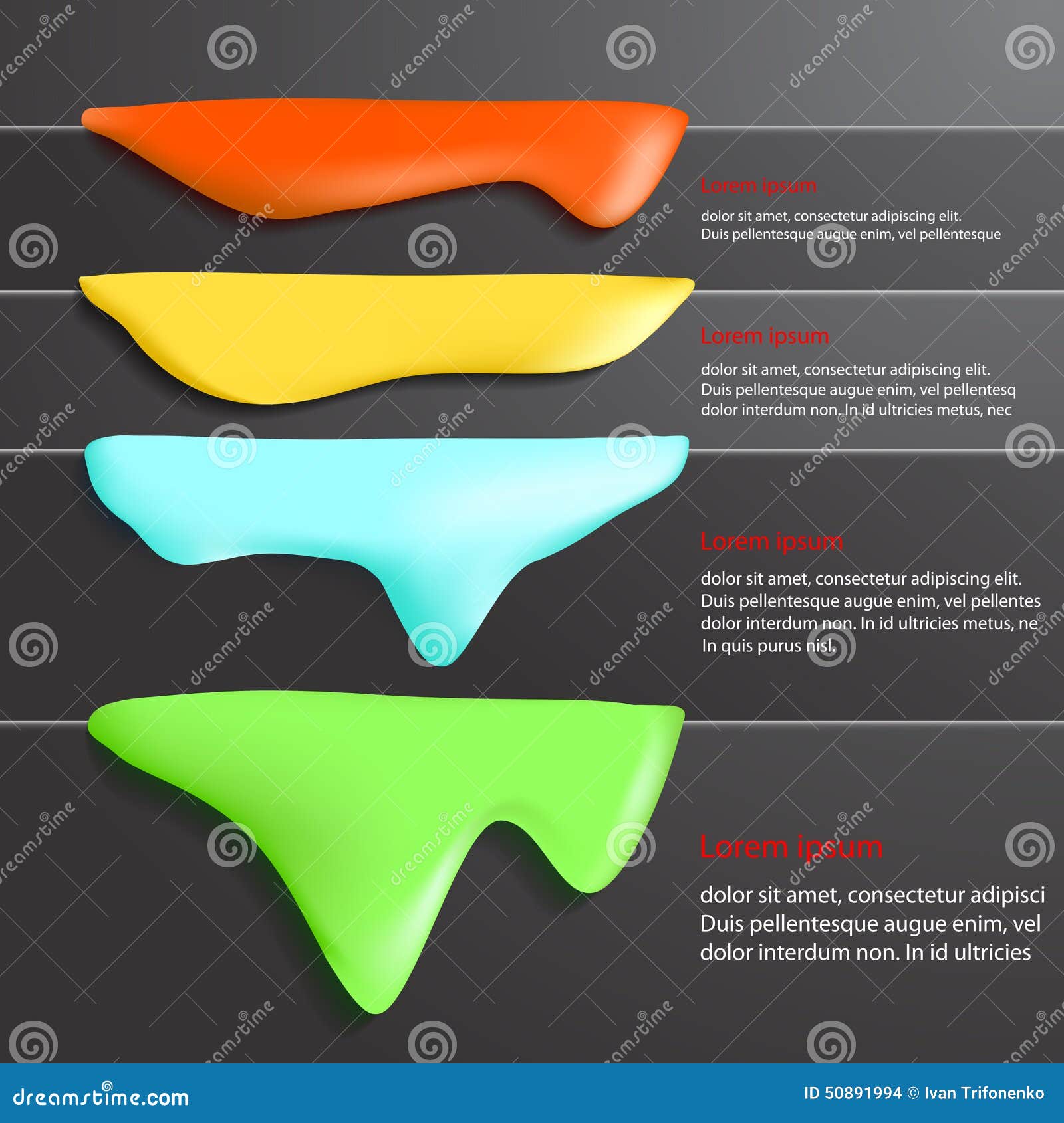 The paint flowing down stock vector. Illustration of fluid - 50891994