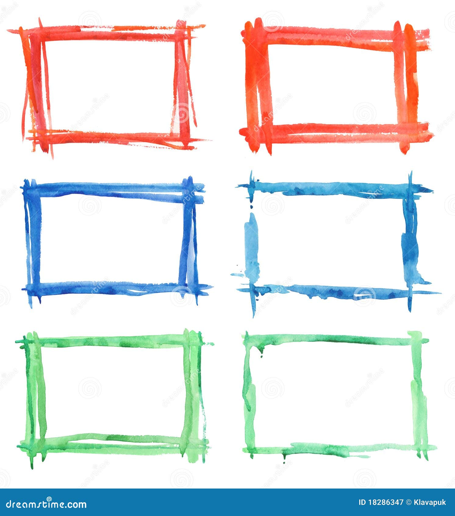Paint frames stock illustration. Illustration of line - 18286347