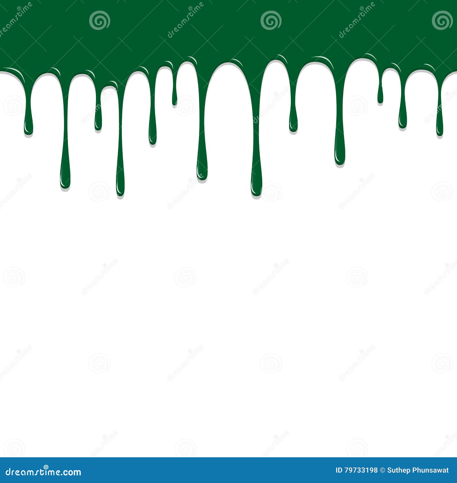 Paint Green Color Dropping, Color Droping Background Stock Vector ...
