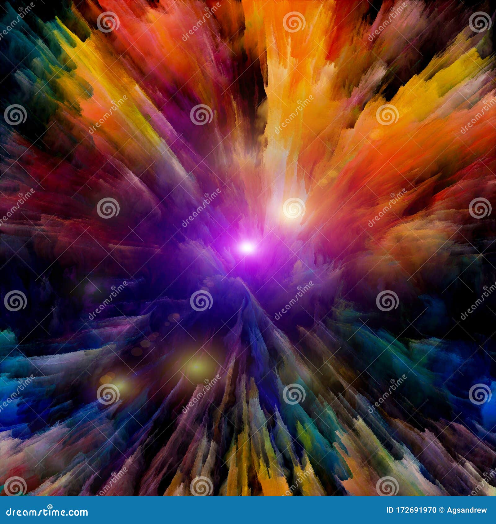 Paint Implosion stock illustration. Illustration of abstract - 172691970