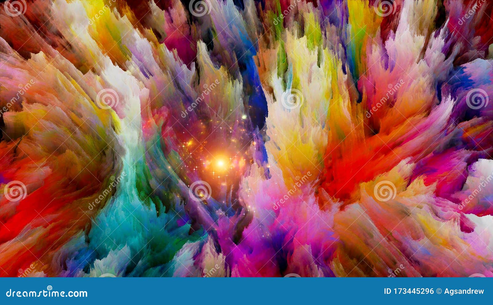 Paint Implosion stock illustration. Illustration of colored - 173445296
