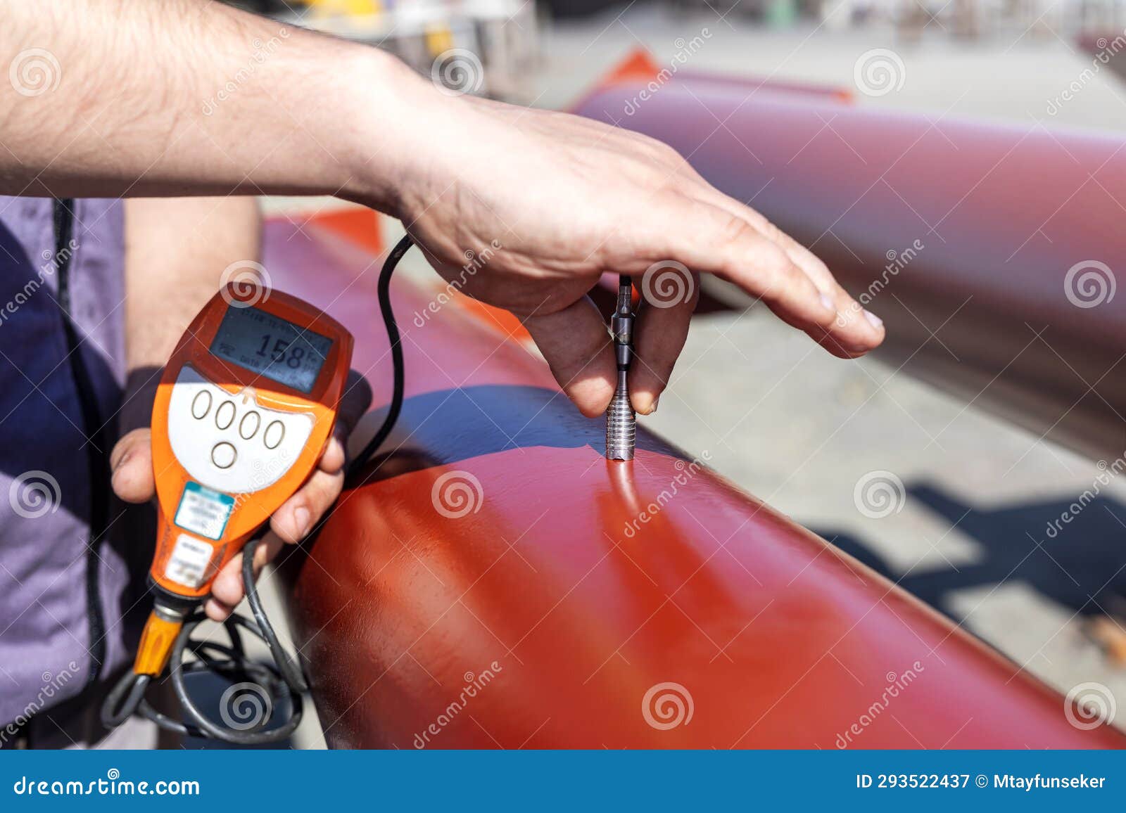 Paint Inspector is Measuring. a Coating is a Covering that is Applied ...