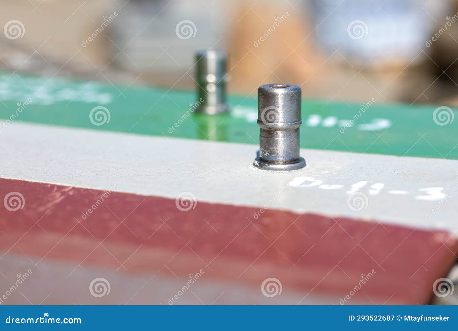 Paint Inspector is Testing Pull-off Adhesion (dolly) Test for Coating ...