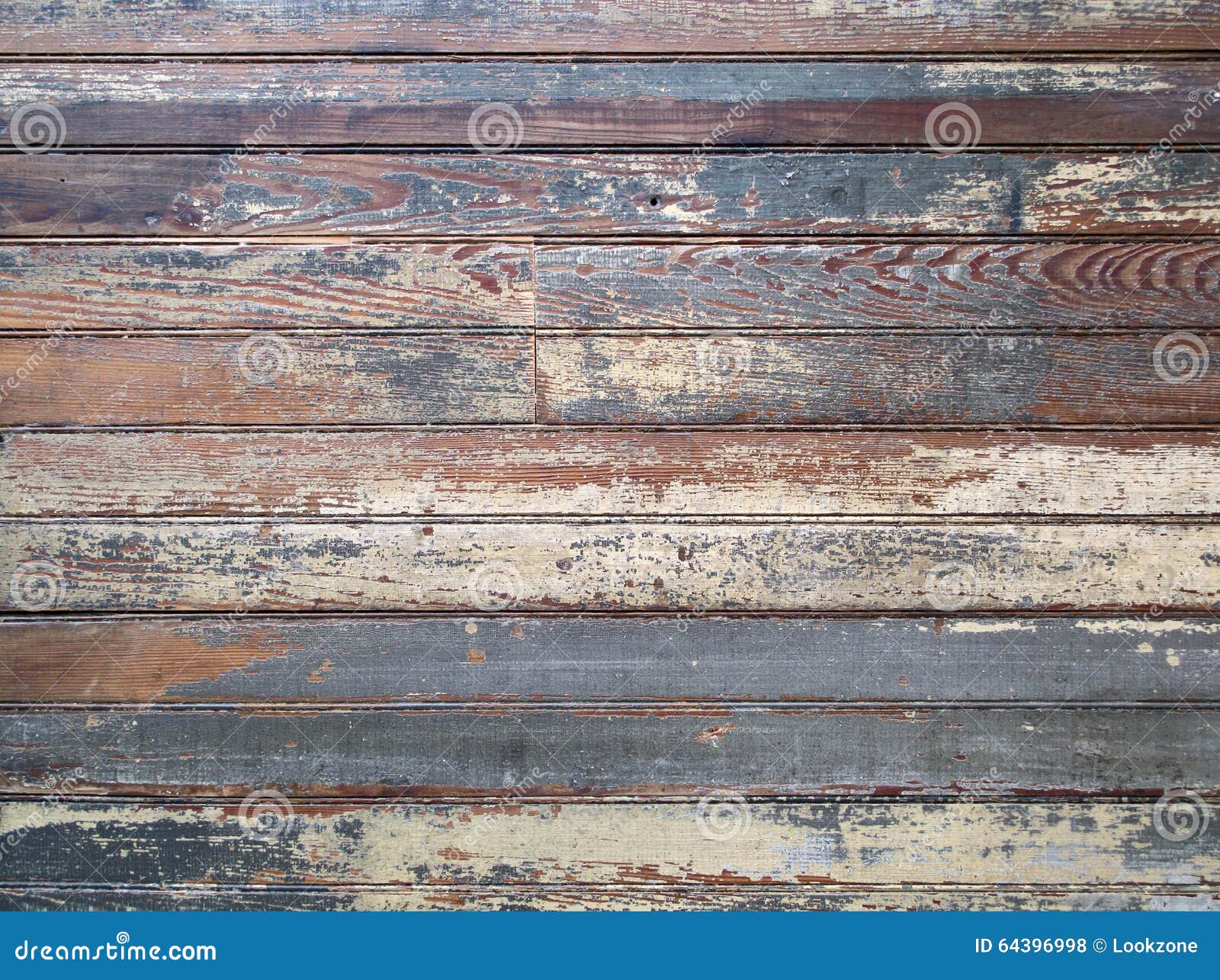 Paint Layered Old Wood Boards. Stock Photo - Image of exposed, enamel ...