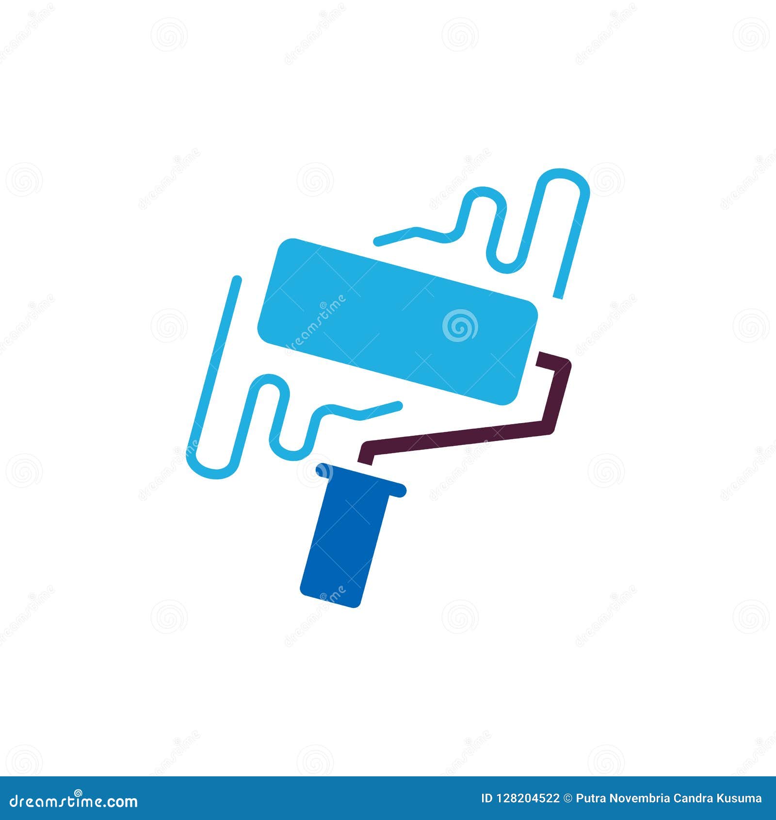 Paint Logo Icon Design stock vector. Illustration of spray - 128204522