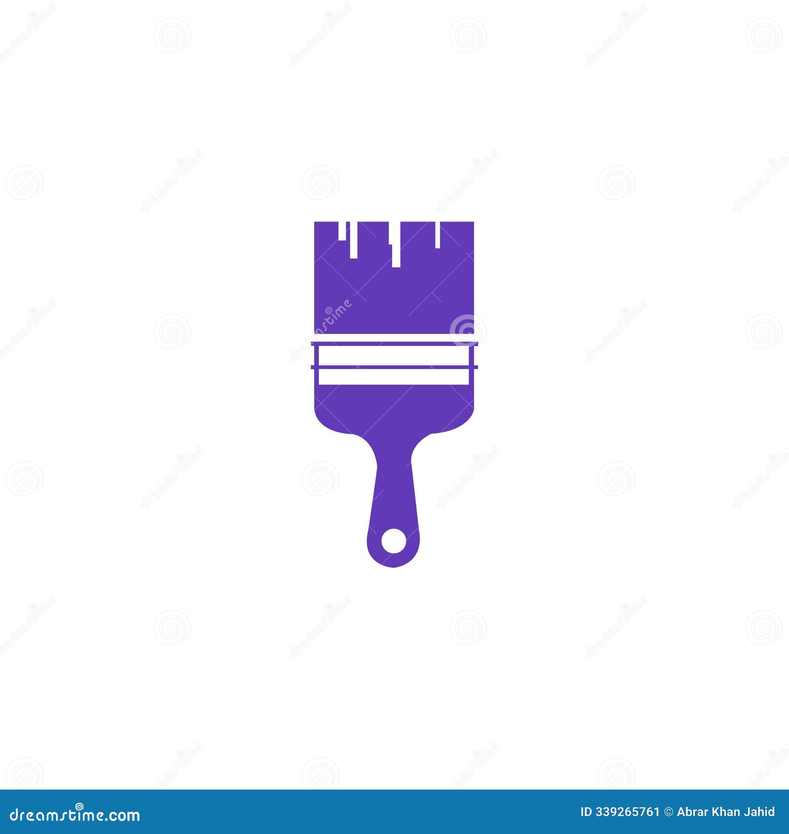 Paint logo icon vector stock vector. Illustration of paintbrush - 339265761