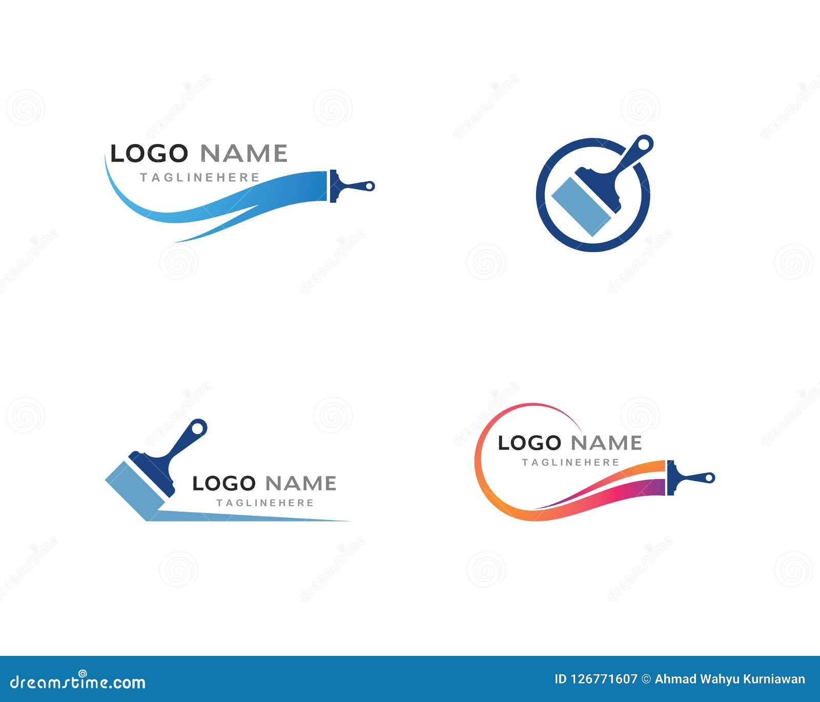 Art And Paint Logo Design Vector, Painting Logo Template ...