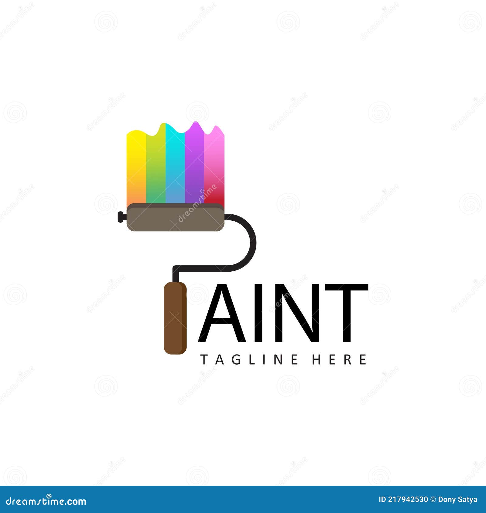 Paint Logo Template Design Vector Stock Vector - Illustration of ...