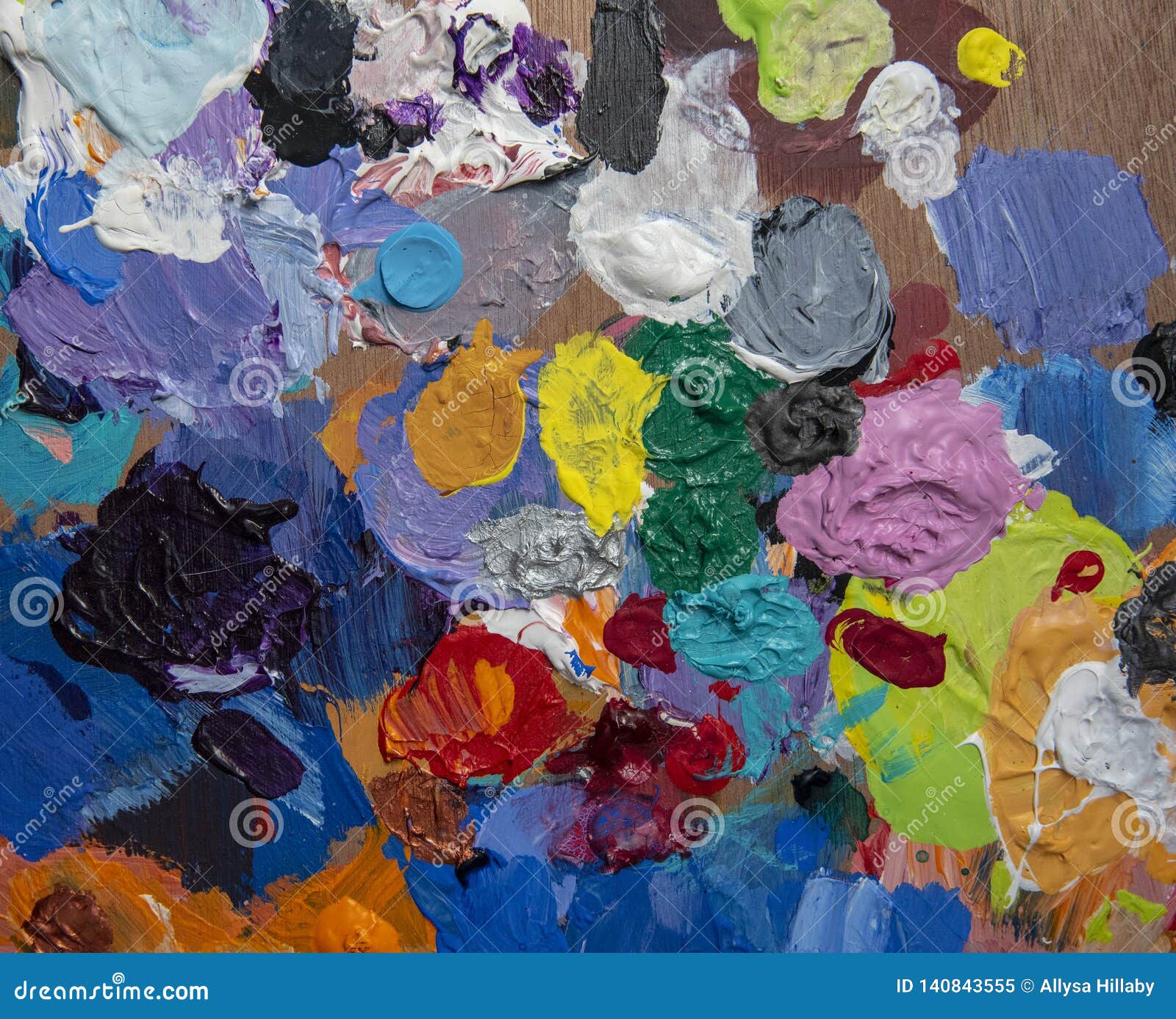 Paint Pallet Texture Royalty-Free Stock Photography | CartoonDealer.com ...