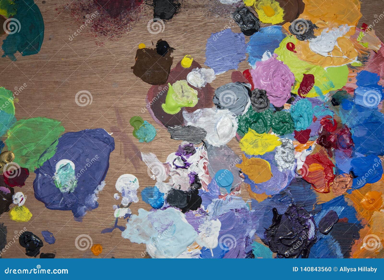 Paint Pallet Texture Royalty-Free Stock Photography | CartoonDealer.com ...