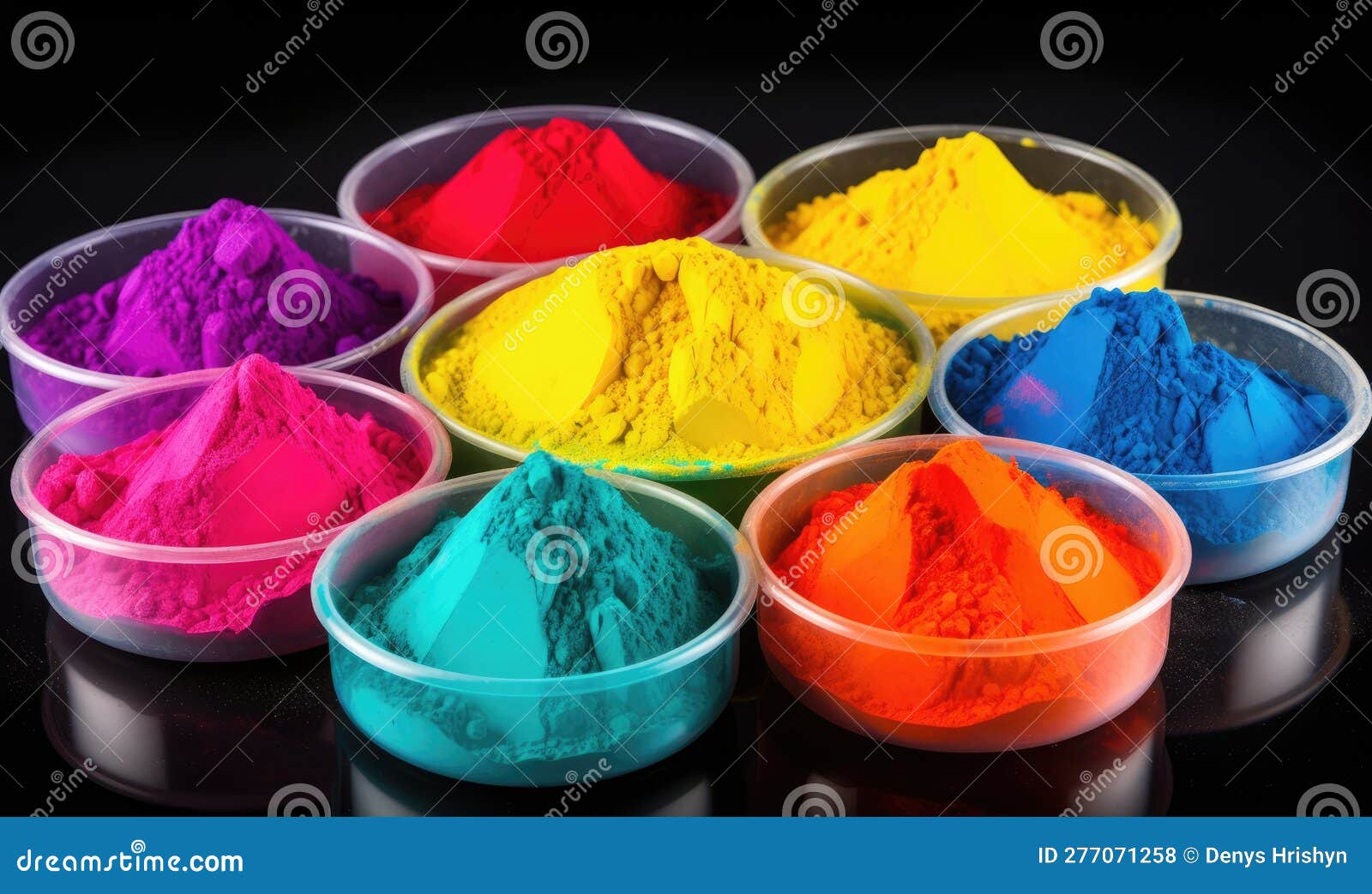 The Paint Party Left Walls Covered in Colorful Powder Creating Using ...