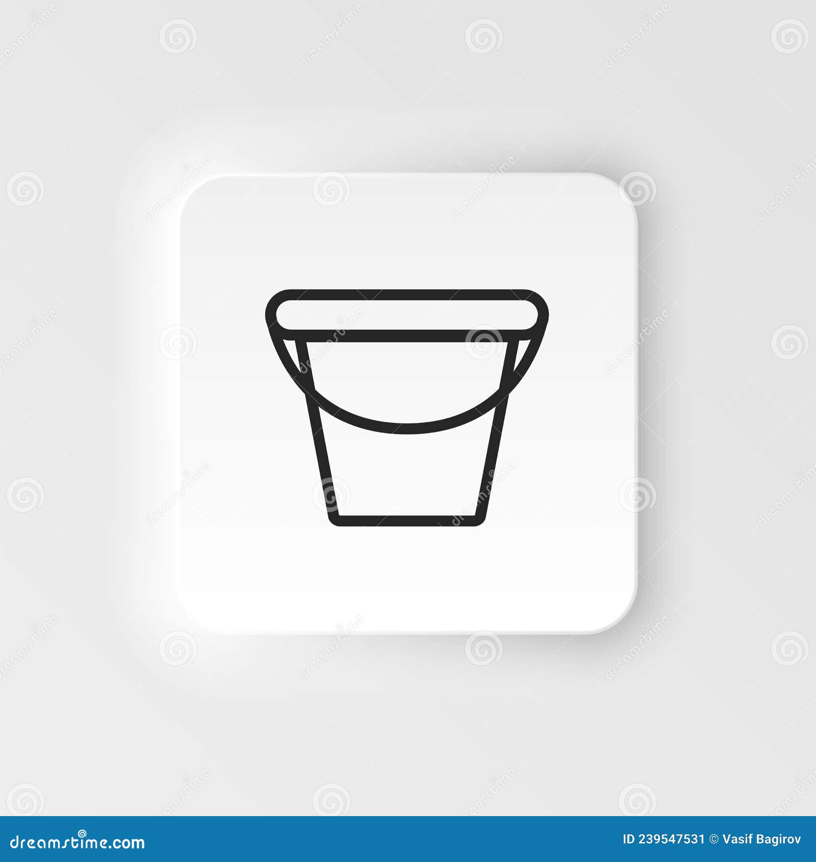 Paint, Pot Vector Icon. Element of Design Tool for Mobile Concept and ...